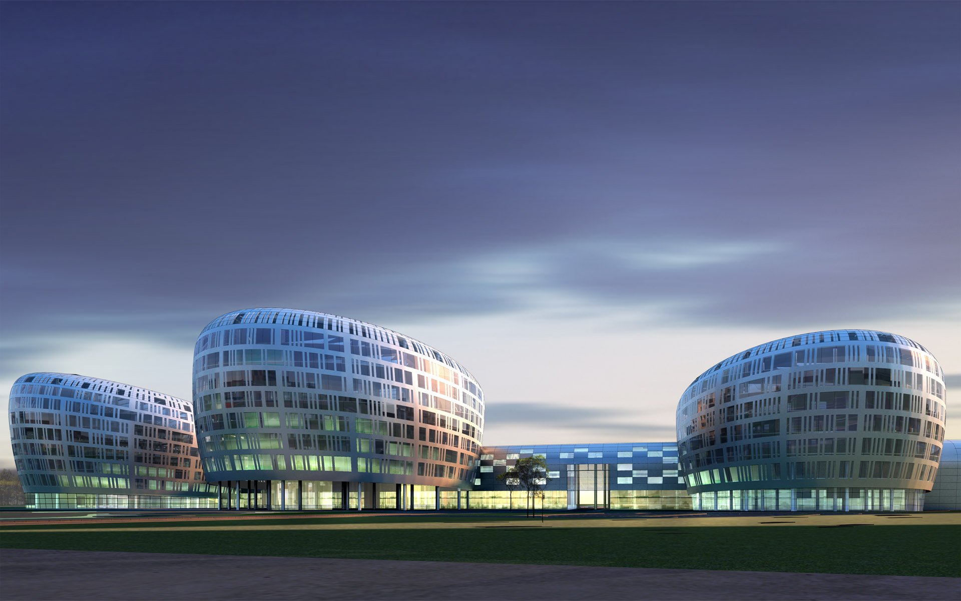 Download Artistic Building HD Wallpaper