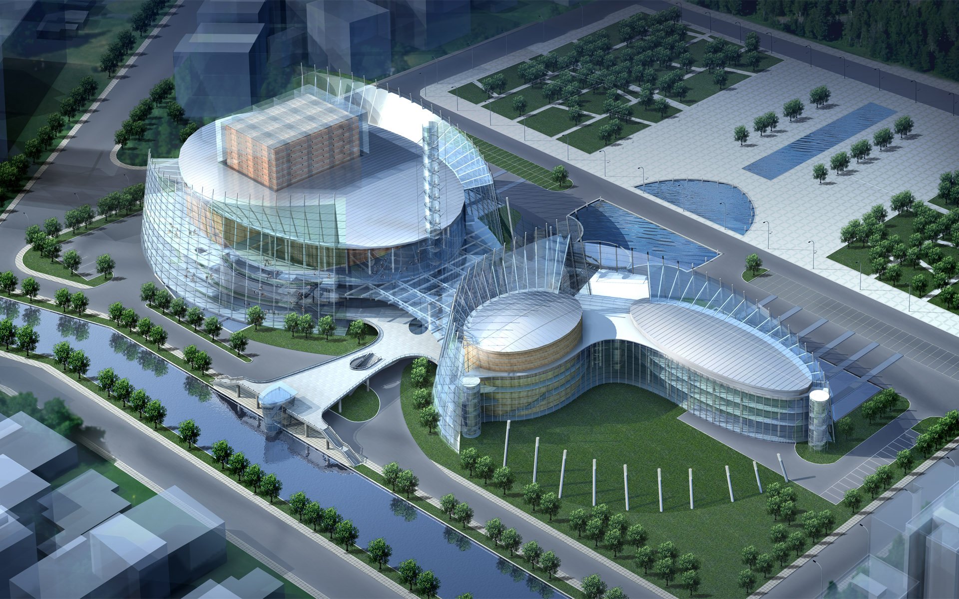 Download Artistic Building HD Wallpaper | 1920x1200 | Wallpaper Abyss