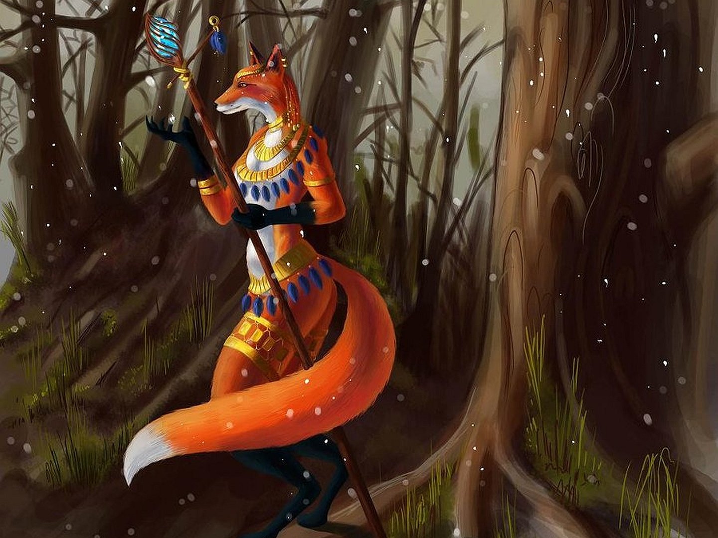 Download Fox Fantasy Warrior Fantasy Warrior Wallpaper