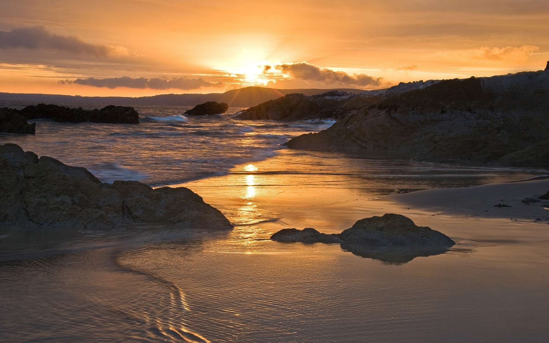 Download Nature Sunset HD Wallpaper | 1920x1200 | Wallpaper Abyss