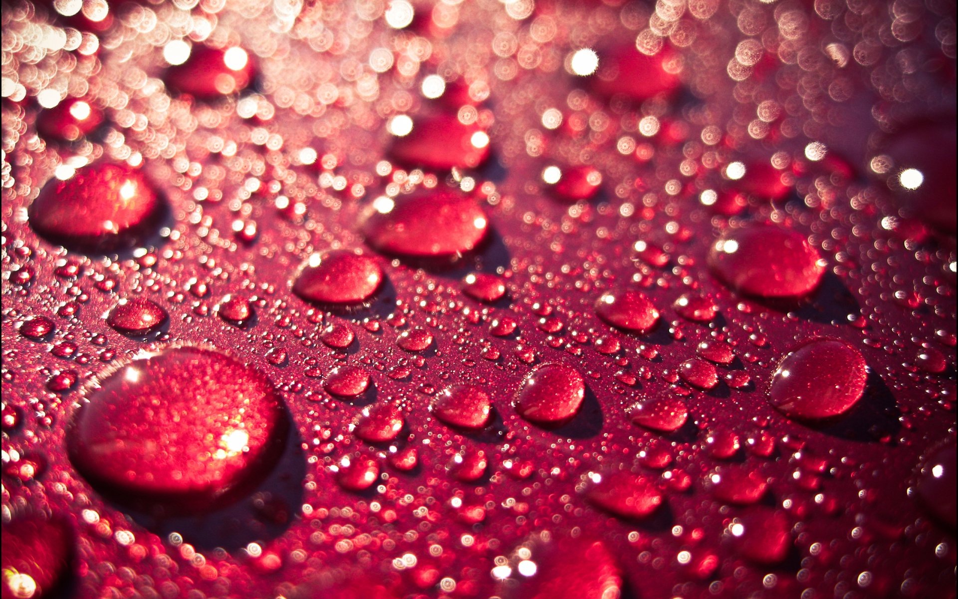 Download Red Artistic Water Drop HD Wallpaper