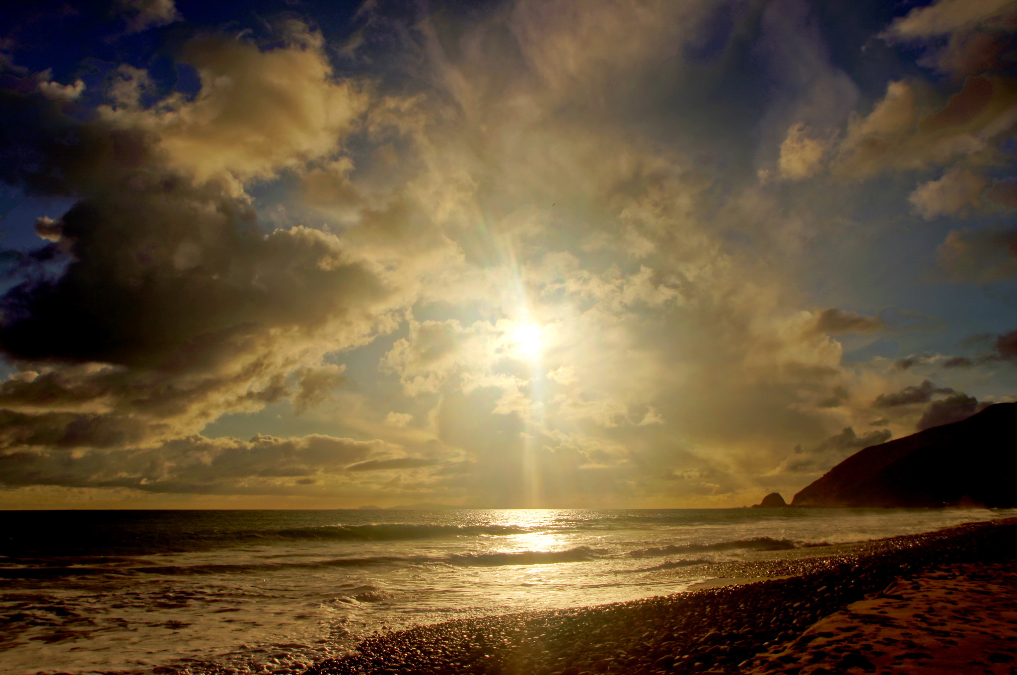 Download Nature Sunbeam HD Wallpaper