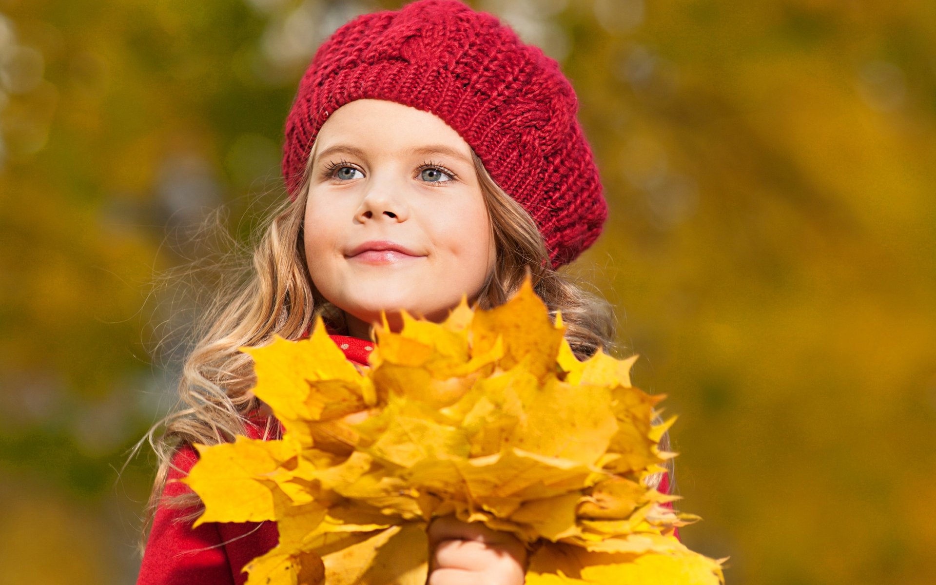 Charming Child in Autumn: HD Wallpaper | 2560x1600 | Wallpaper Abyss