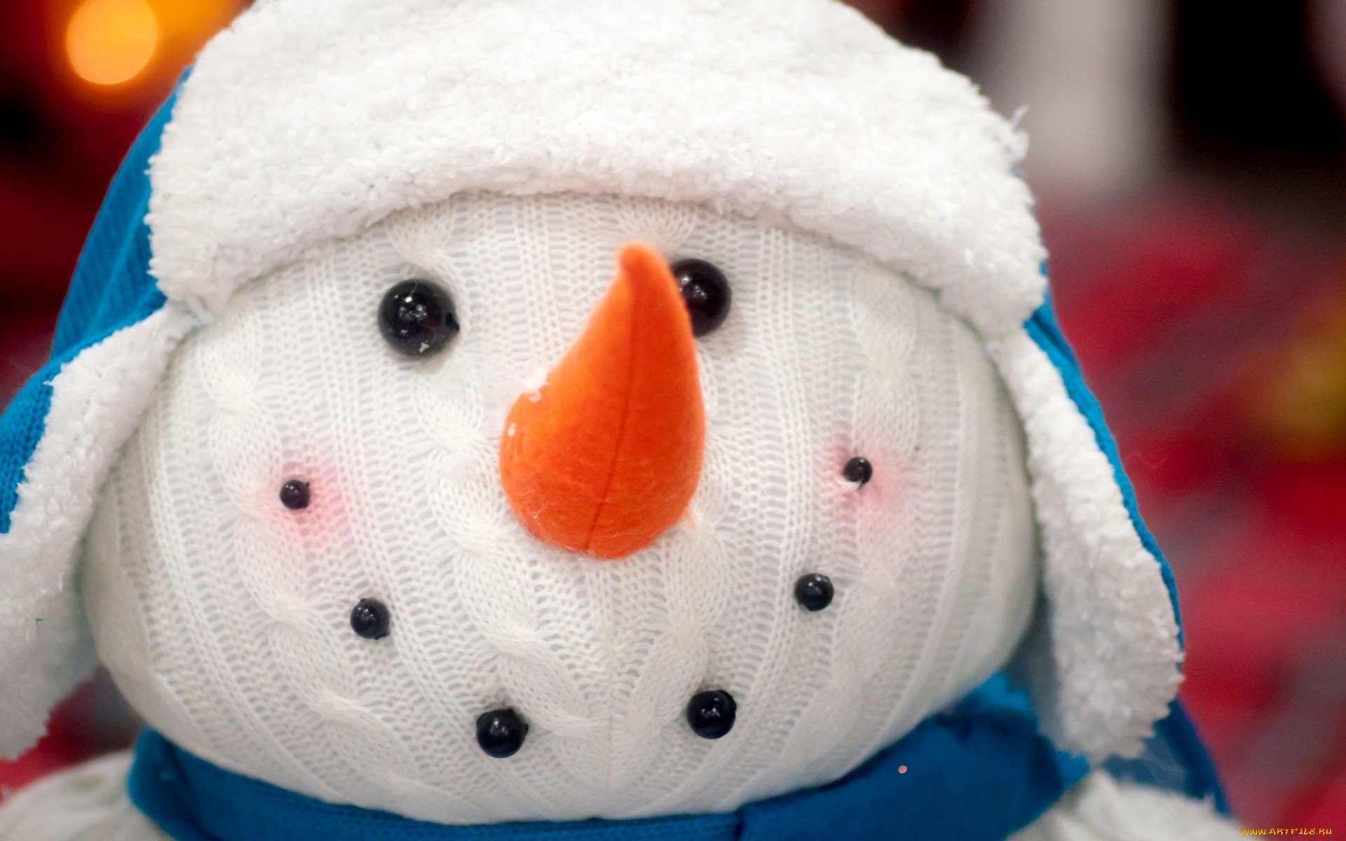 Cozy HD Snowman Portrait — Winter Wallpaper | 1920x1200 | Wallpaper Abyss