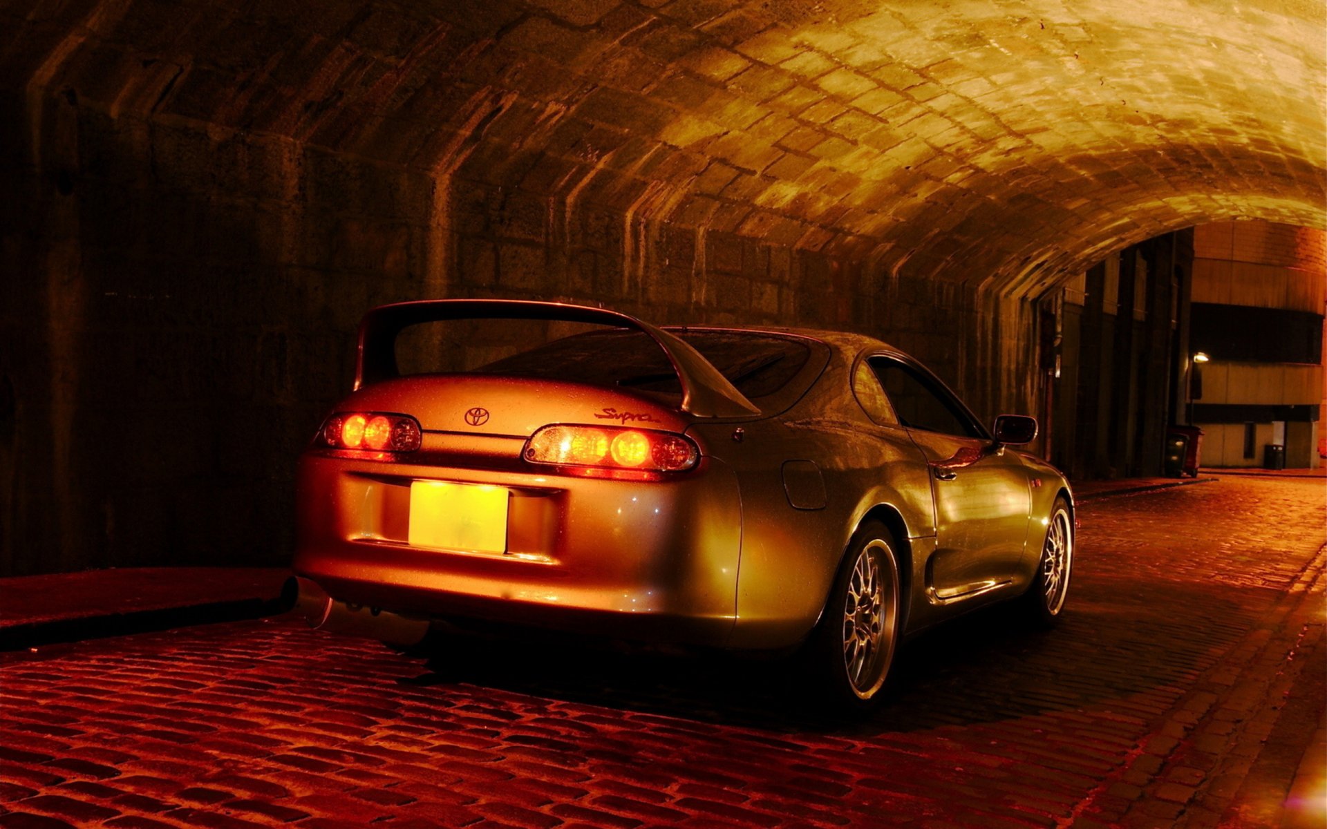 Toyota Supra HD Wallpaper: Urban Elegance on Wheels