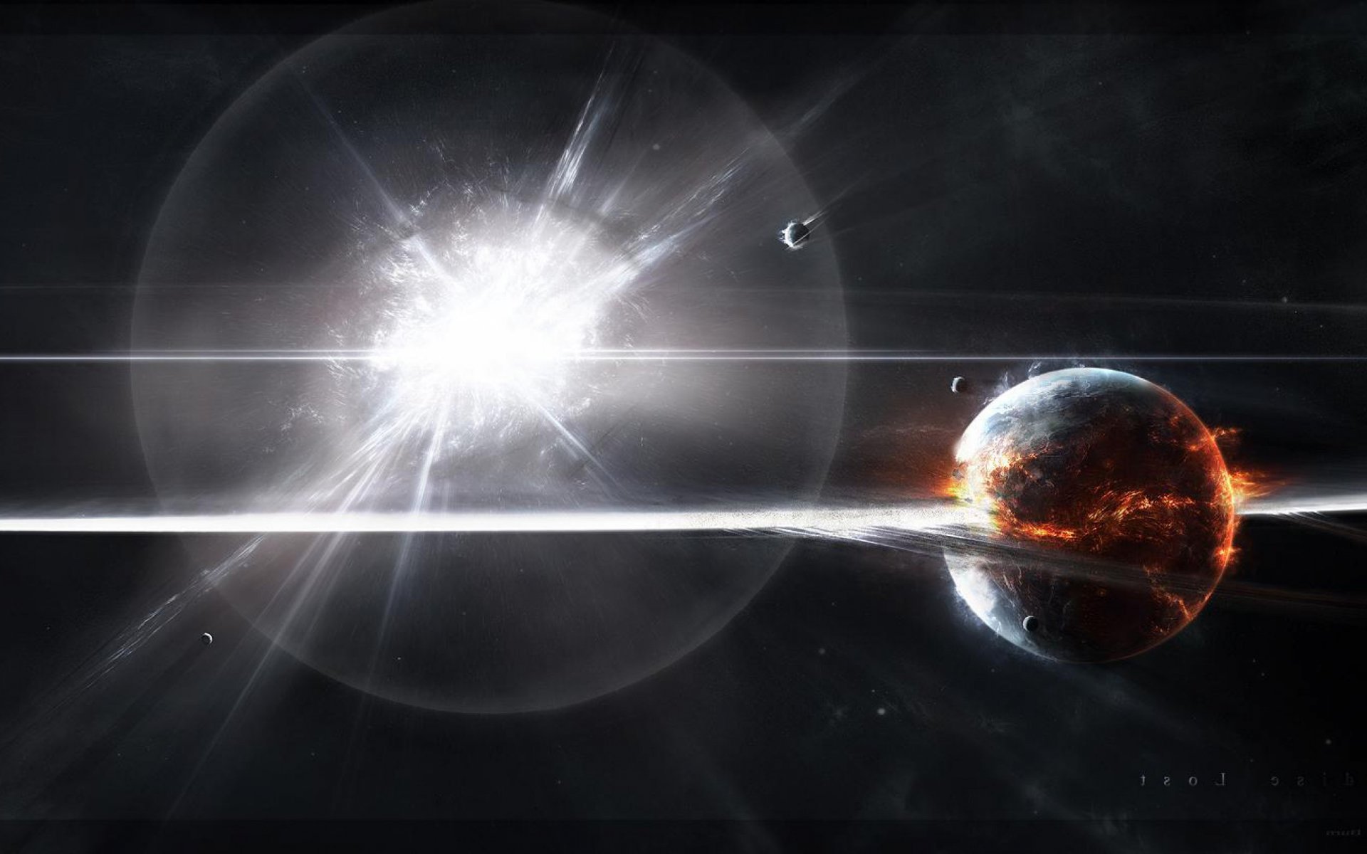 Download Sci Fi Explosion HD Wallpaper