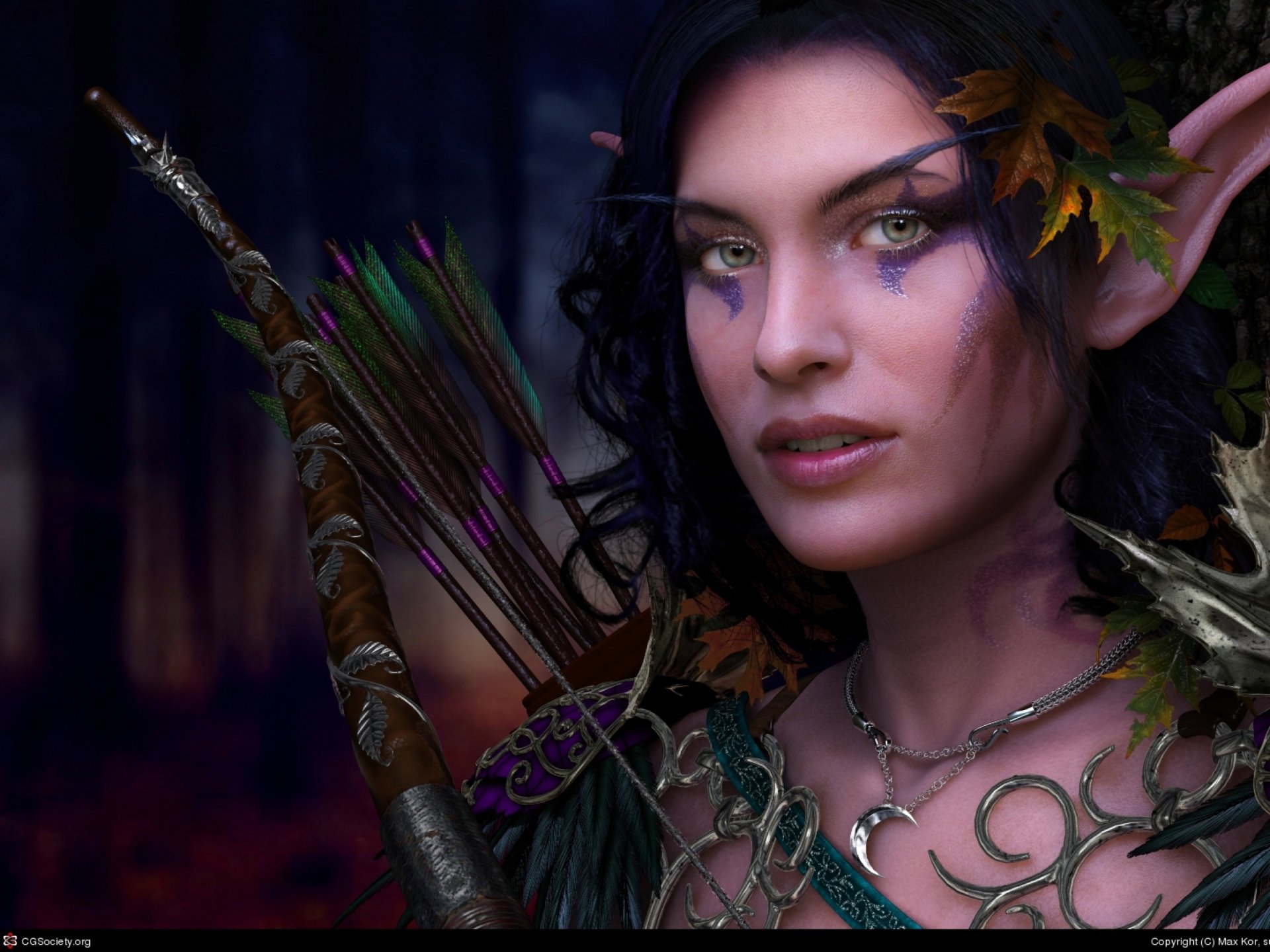 Epic World of Warcraft HD Wallpaper: Nature's Guardian