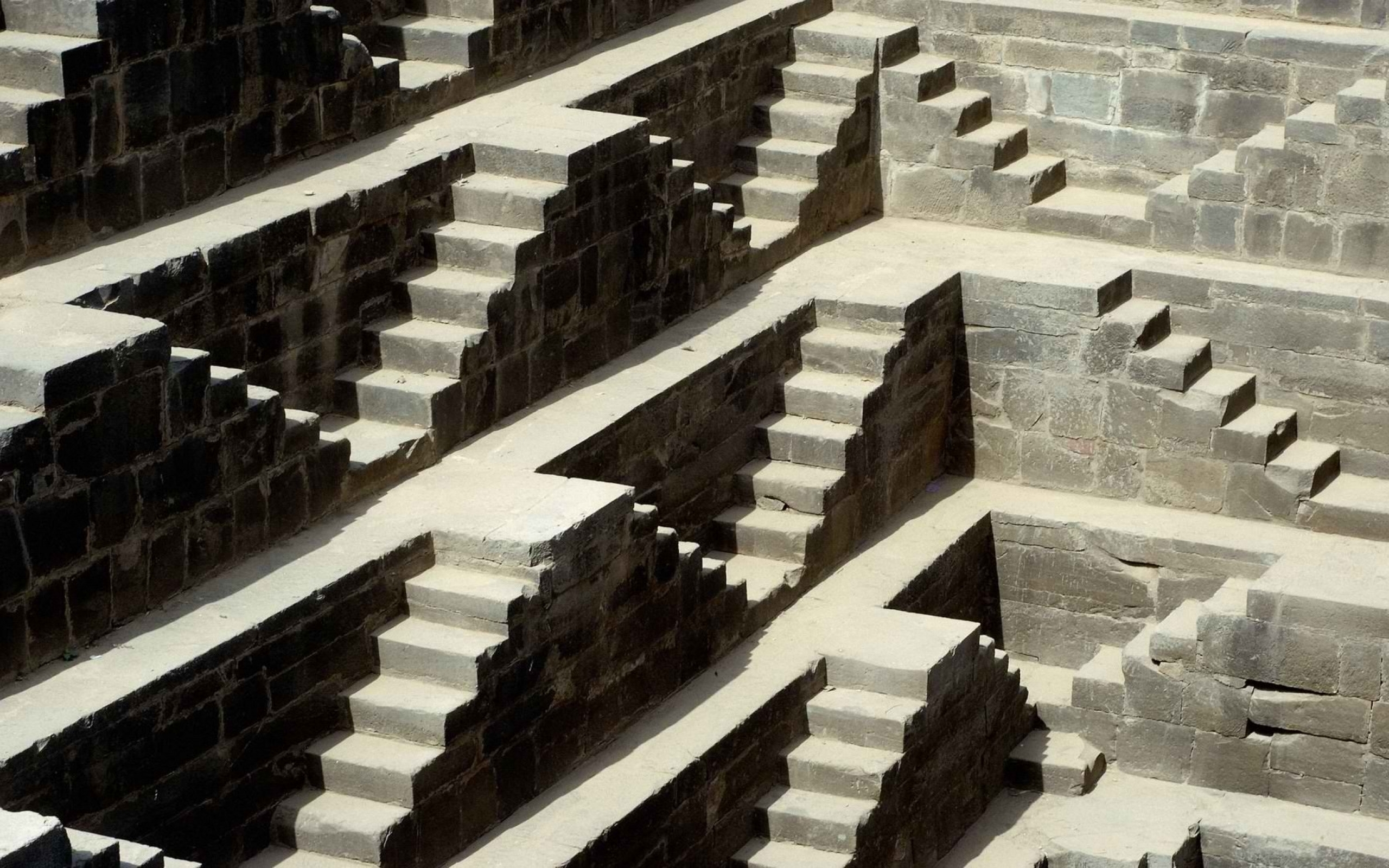 Download Man Made Stairs HD Wallpaper