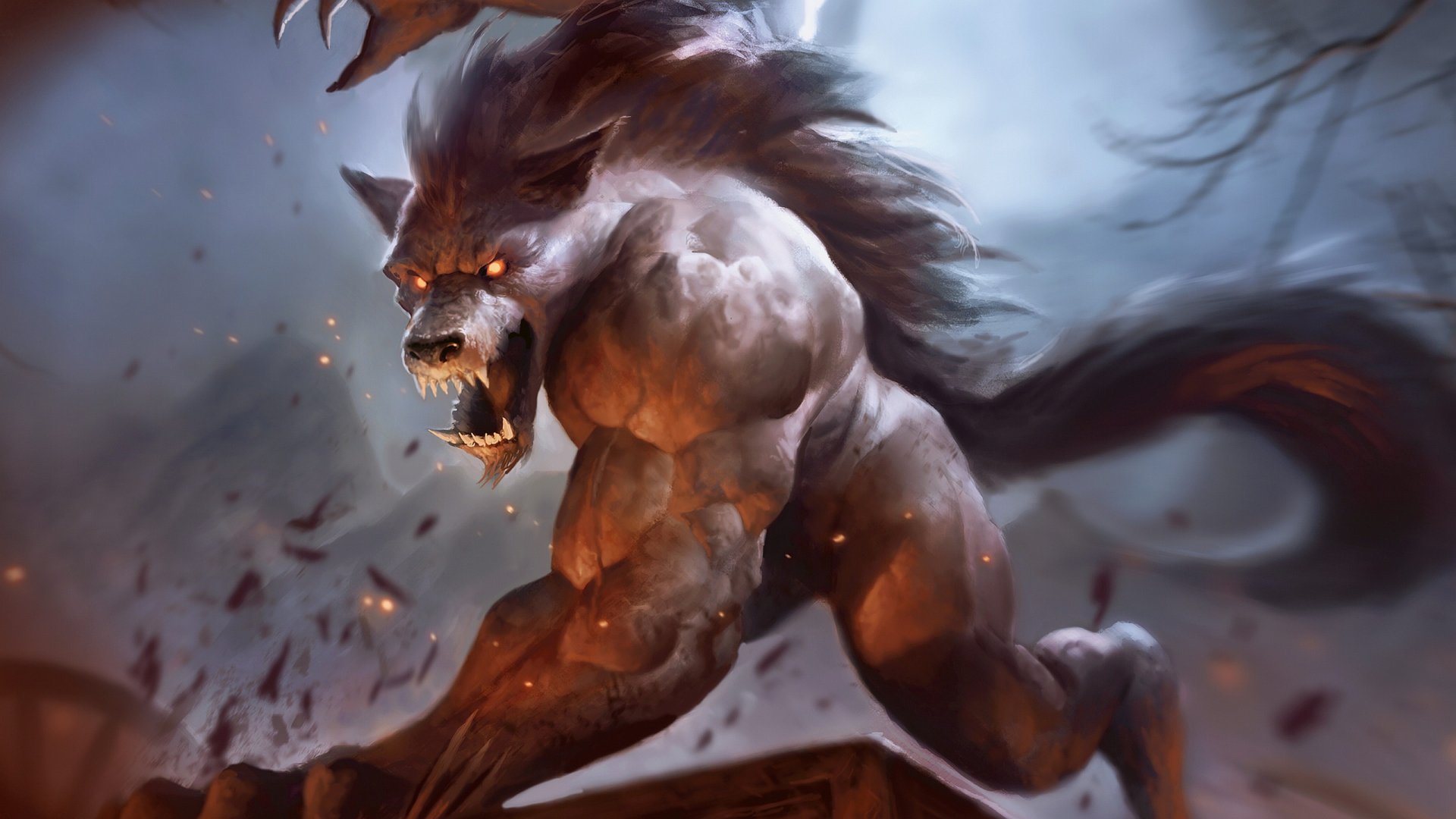 Epic Magic: The Gathering Werewolf HD Wallpaper
