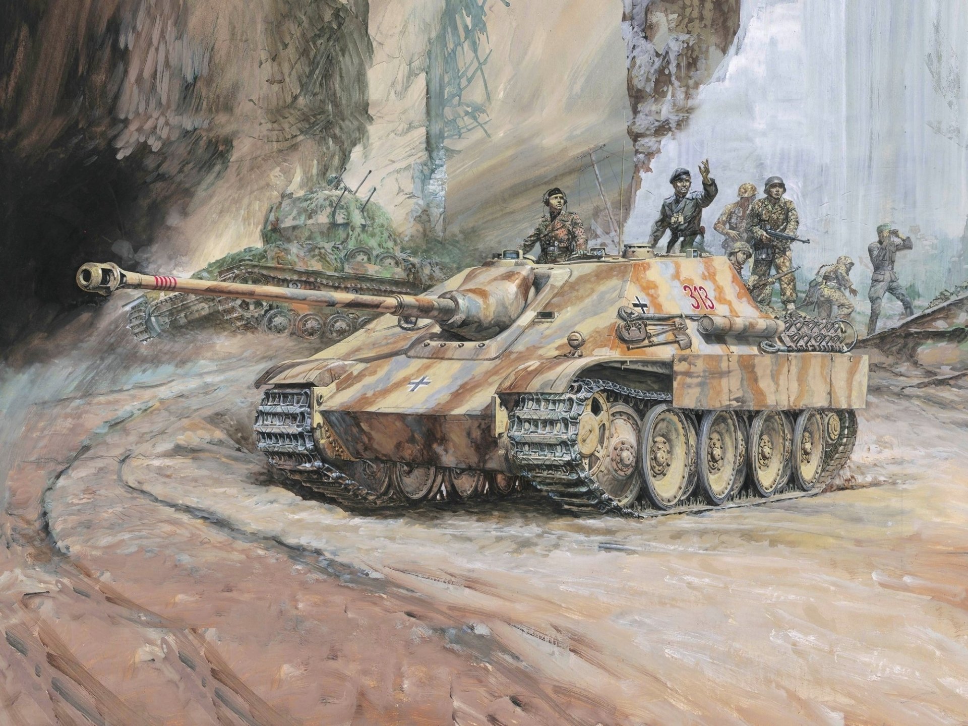 Armored Vanguard — HD Military Tank Wallpaper | 2000x1500 | Wallpaper Abyss