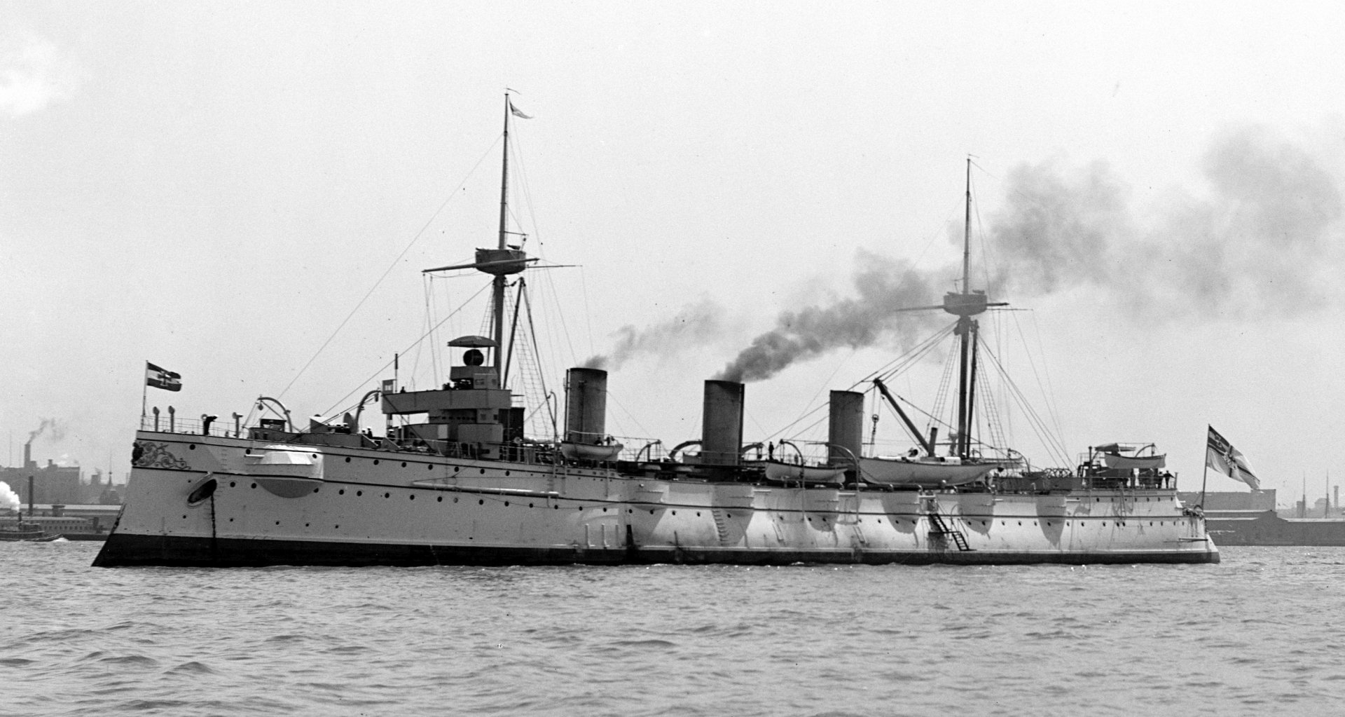Download SMS Seeadler Warship Cruiser Military SMS Kaiserin Augusta HD ...