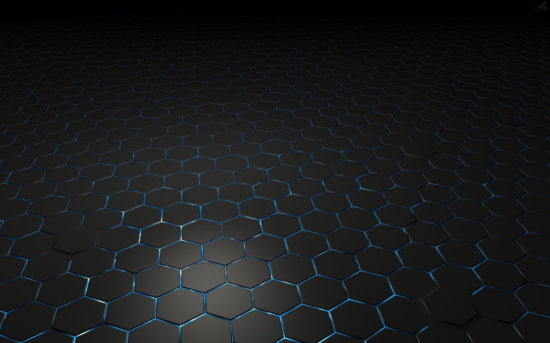 Abstract Hexagon Pattern HD Wallpaper