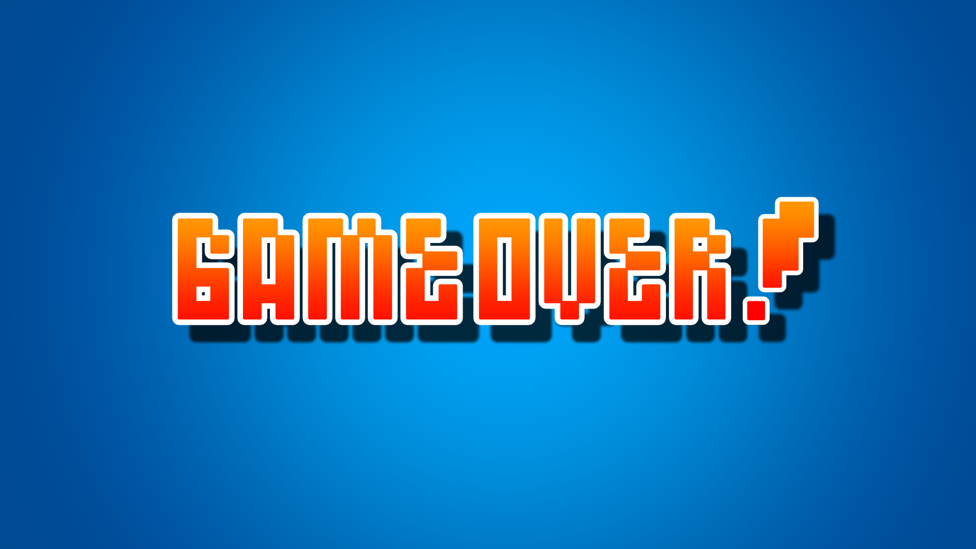 Game Over: Vibrant HD Video Game Wallpaper | 1920x1080 | Wallpaper Abyss
