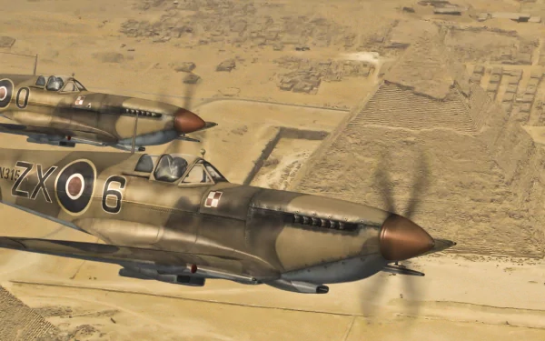 HD Wallpaper of the Iconic Military Supermarine Spitfire