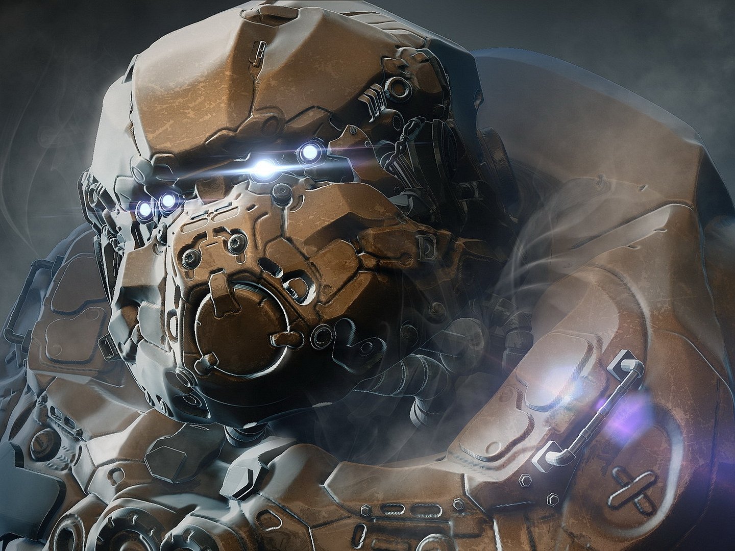 Futuristic Robot HD Wallpaper: A Sci-Fi Masterpiece