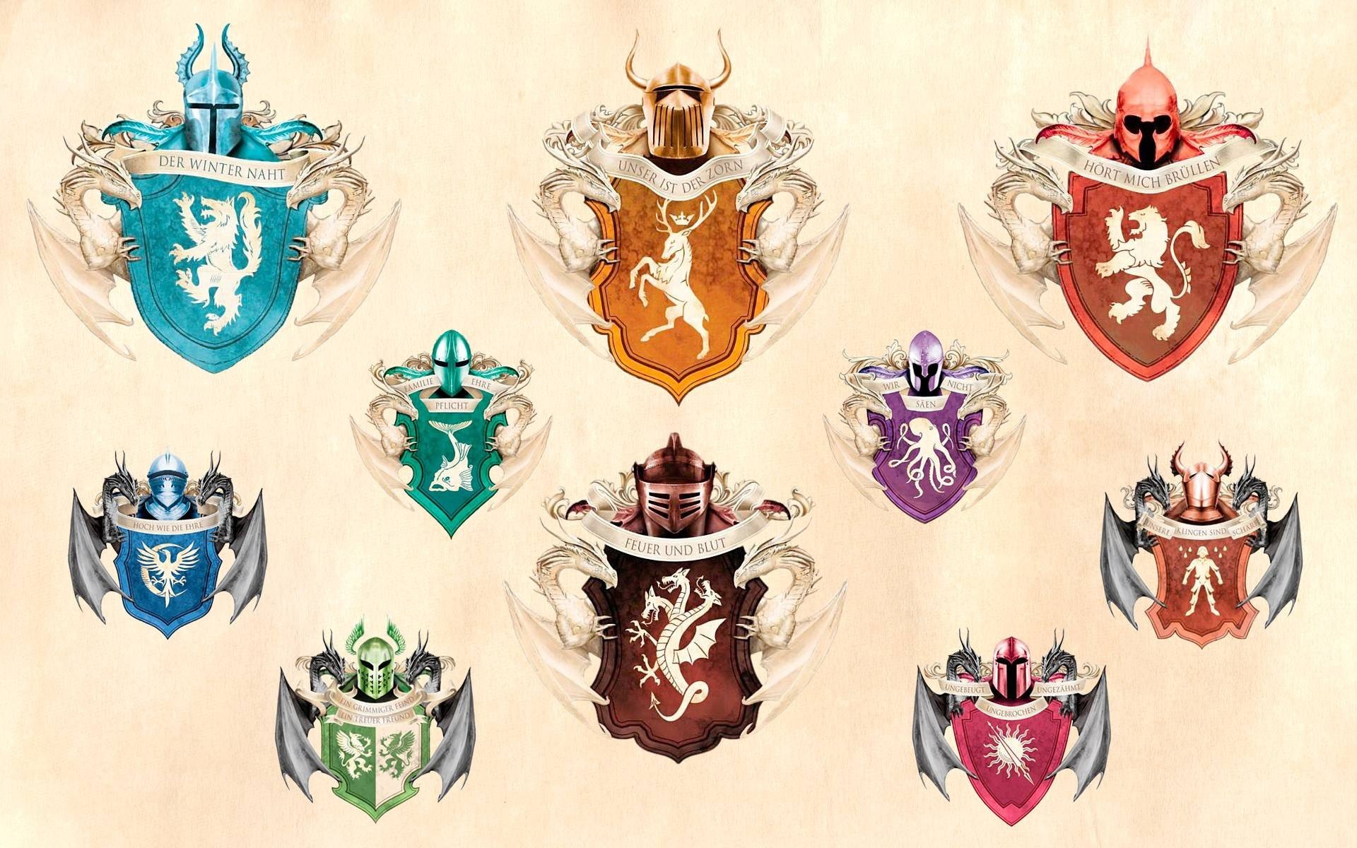 Game of Thrones HD Wallpaper: House Sigils Unveiled