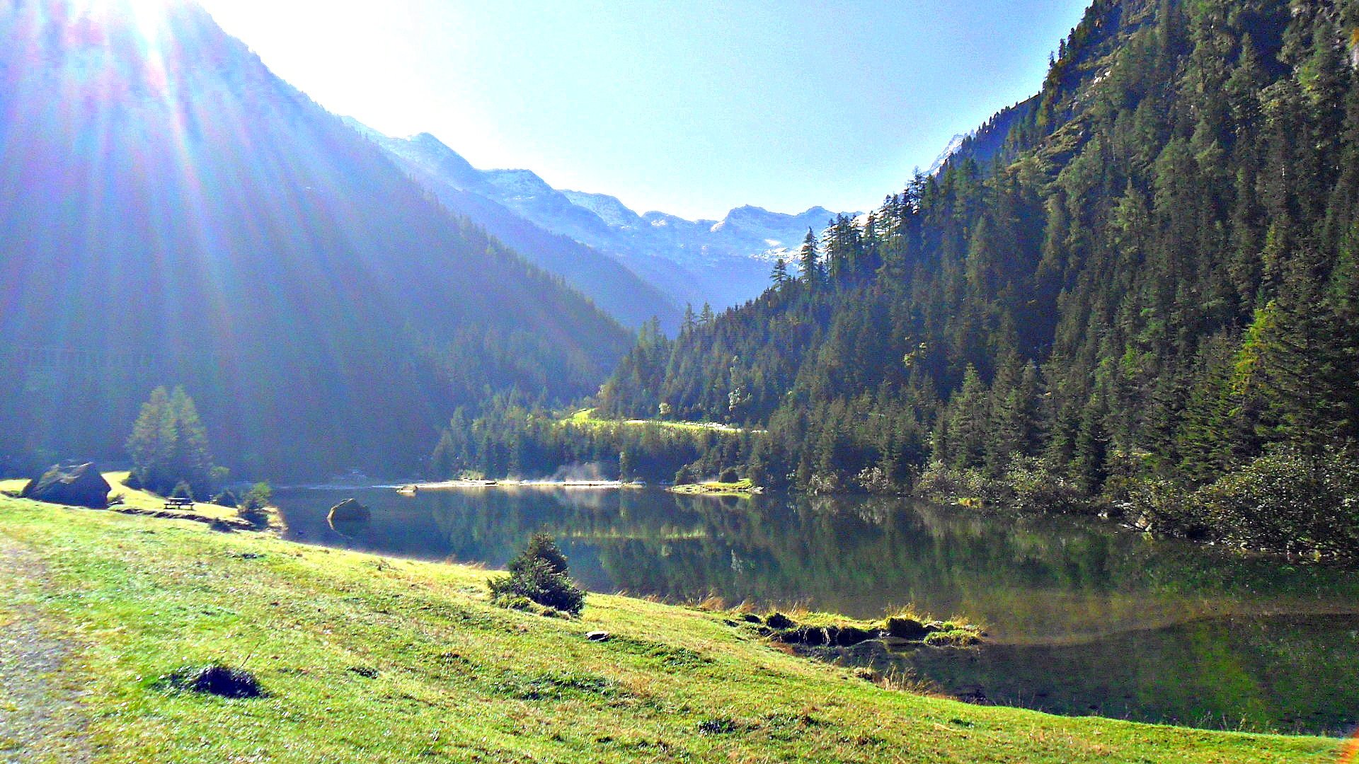 Bergsee-Tirol HD Wallpaper | Hintergrund | 1920x1080