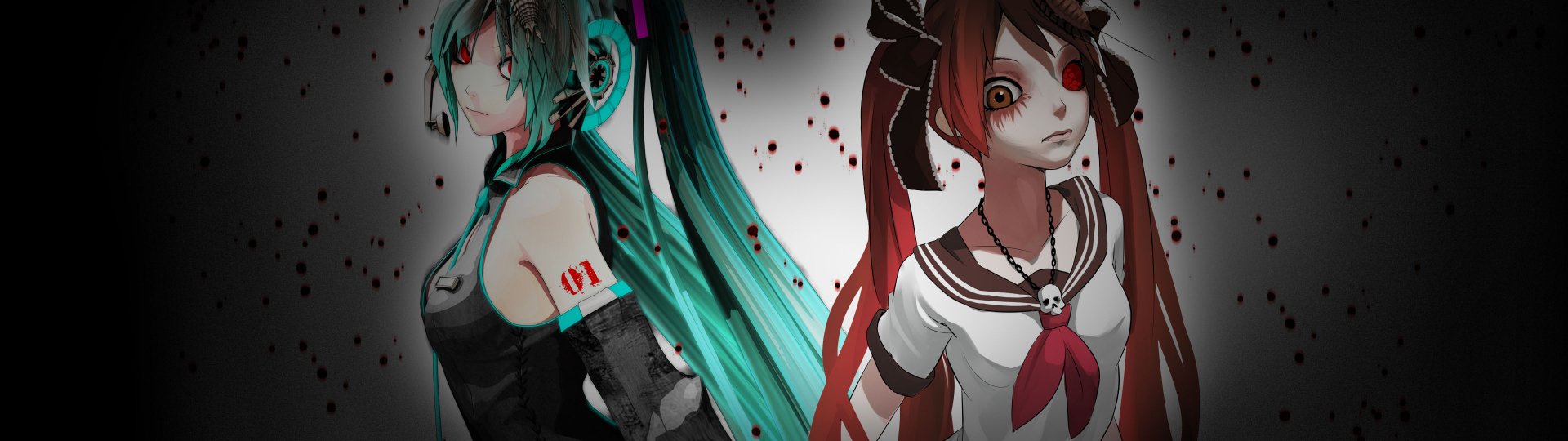 Download Dark Hatsune Miku Anime Vocaloid Dark Anime HD Wallpaper