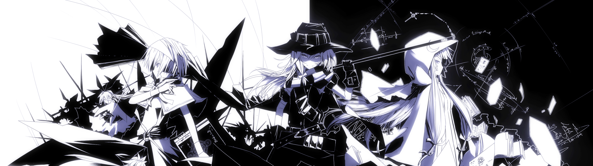 Touhou Shadows: HD Anime Elegance