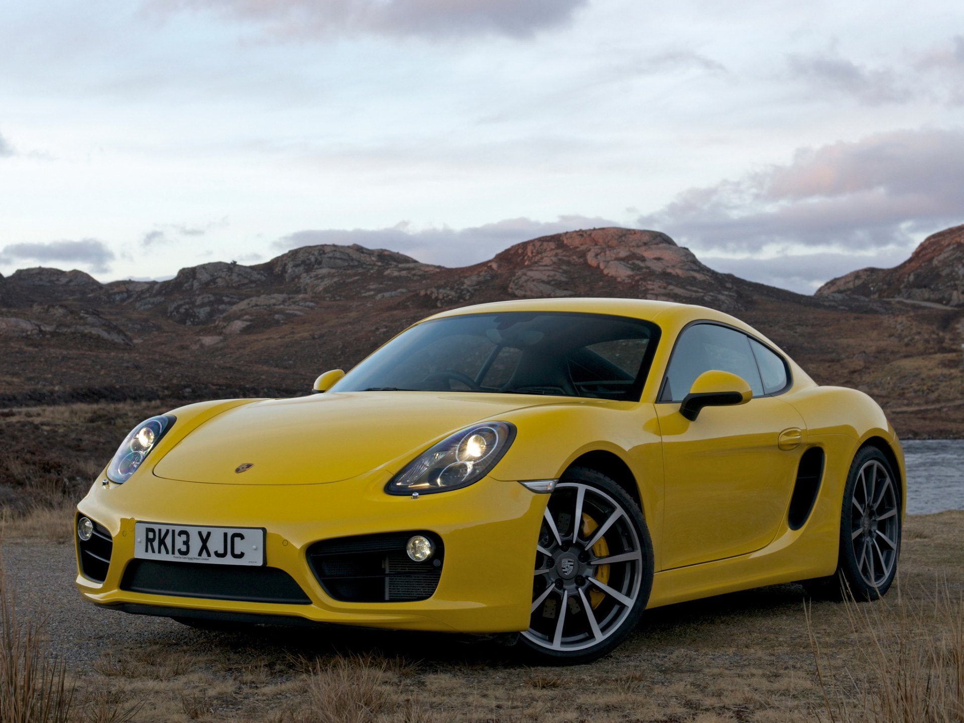 Download Yellow Car Porsche Cayman Porsche Car Vehicle Porsche Cayman S ...