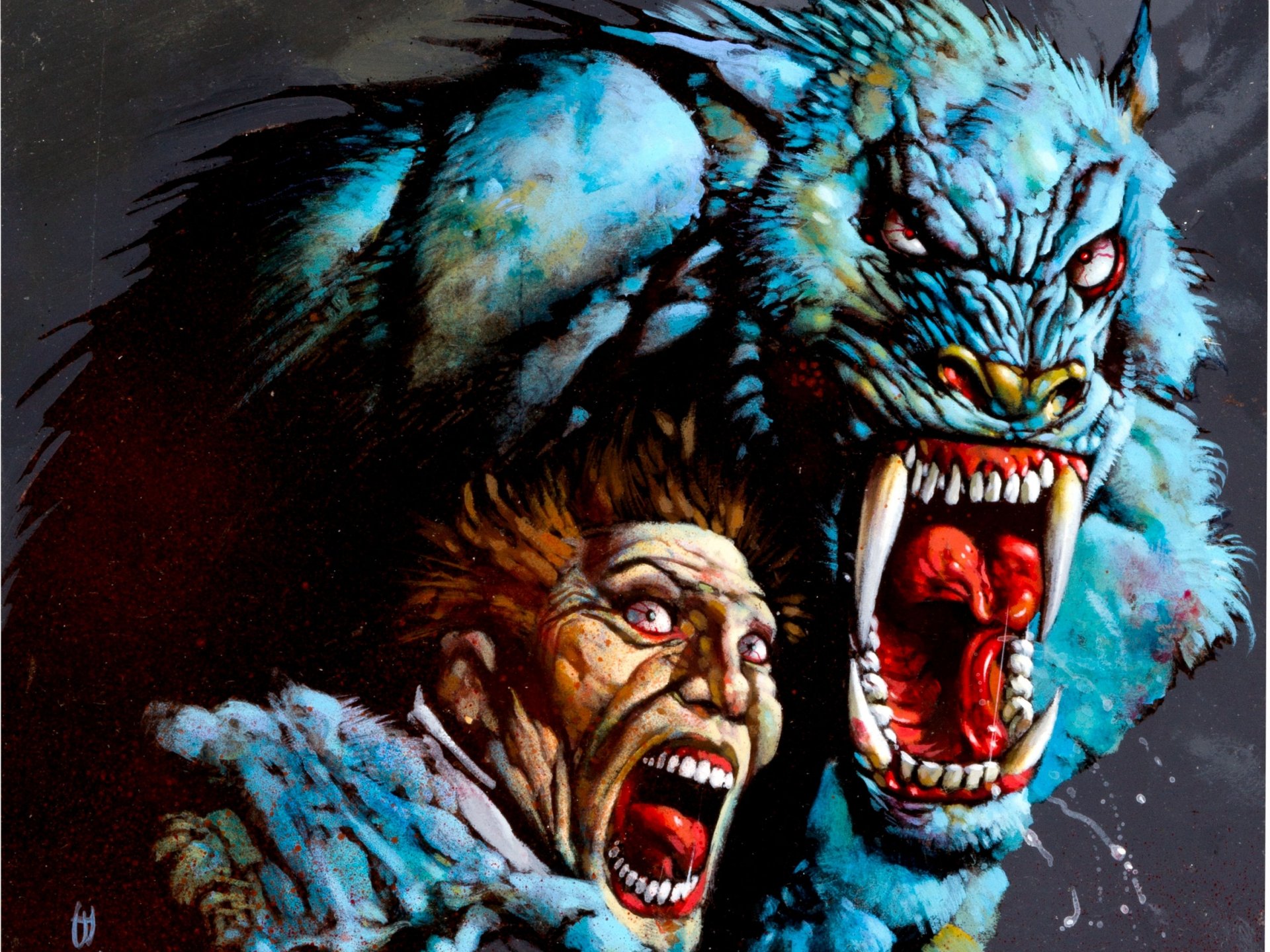 Dark Werewolf HD Wallpaper by Simon Bisley