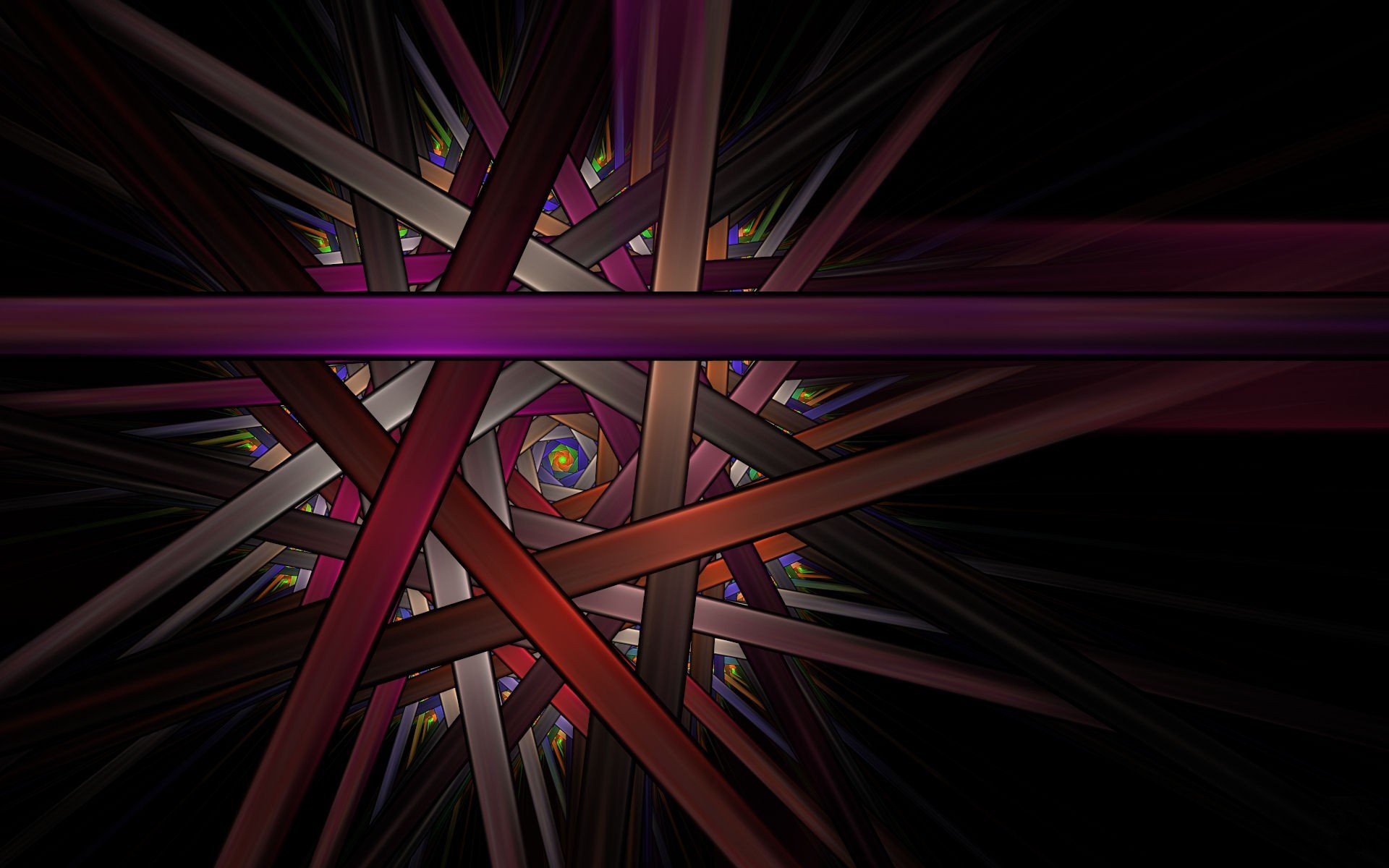 HD Abstract Lines: Dynamic Depth in Vivid Geometry