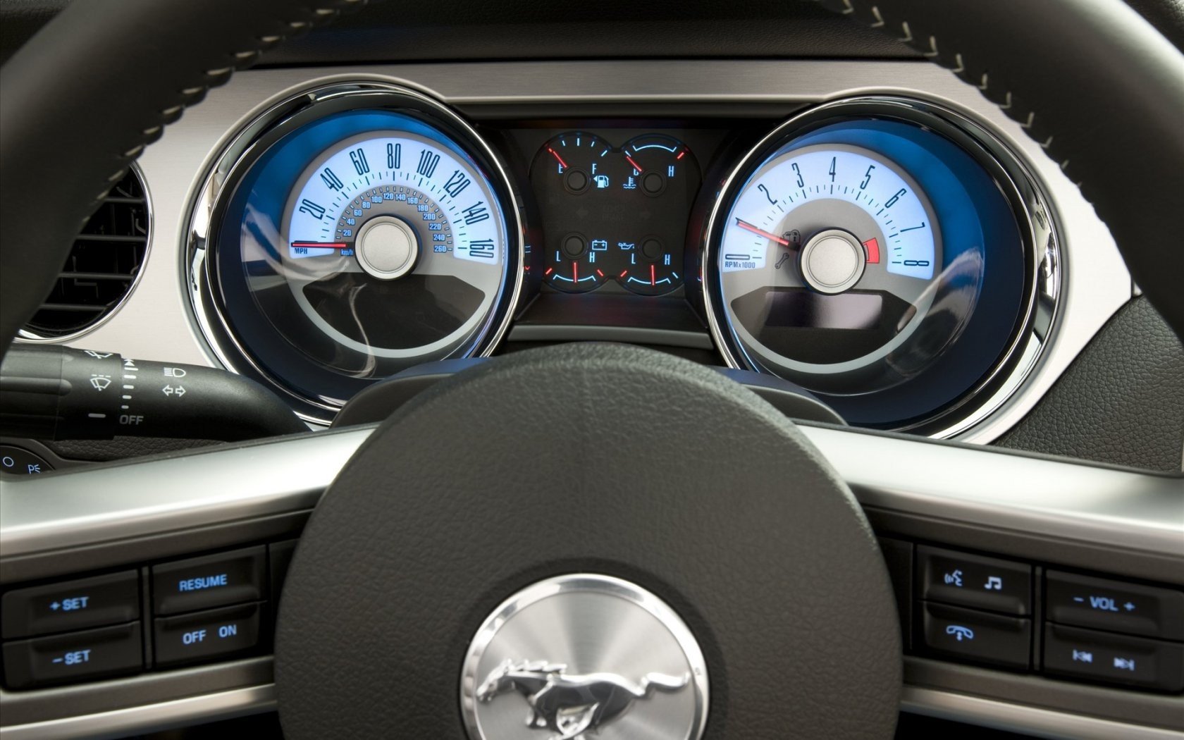 Ford Mustang Dashboard HD Wallpaper | 1680x1050 | Wallpaper Abyss