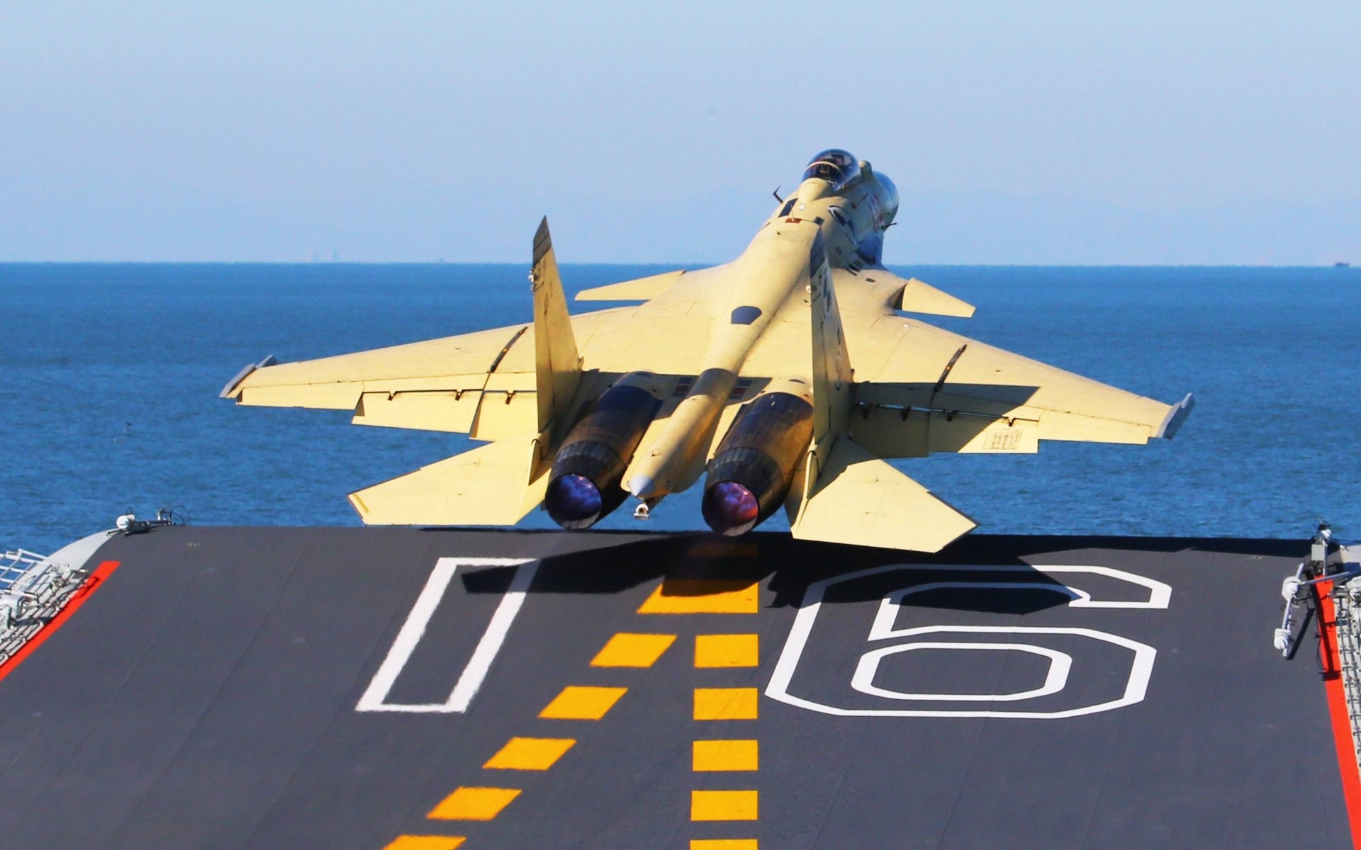 Shenyang J-15 Carrier Strike: HD Military Aviation Wallpaper