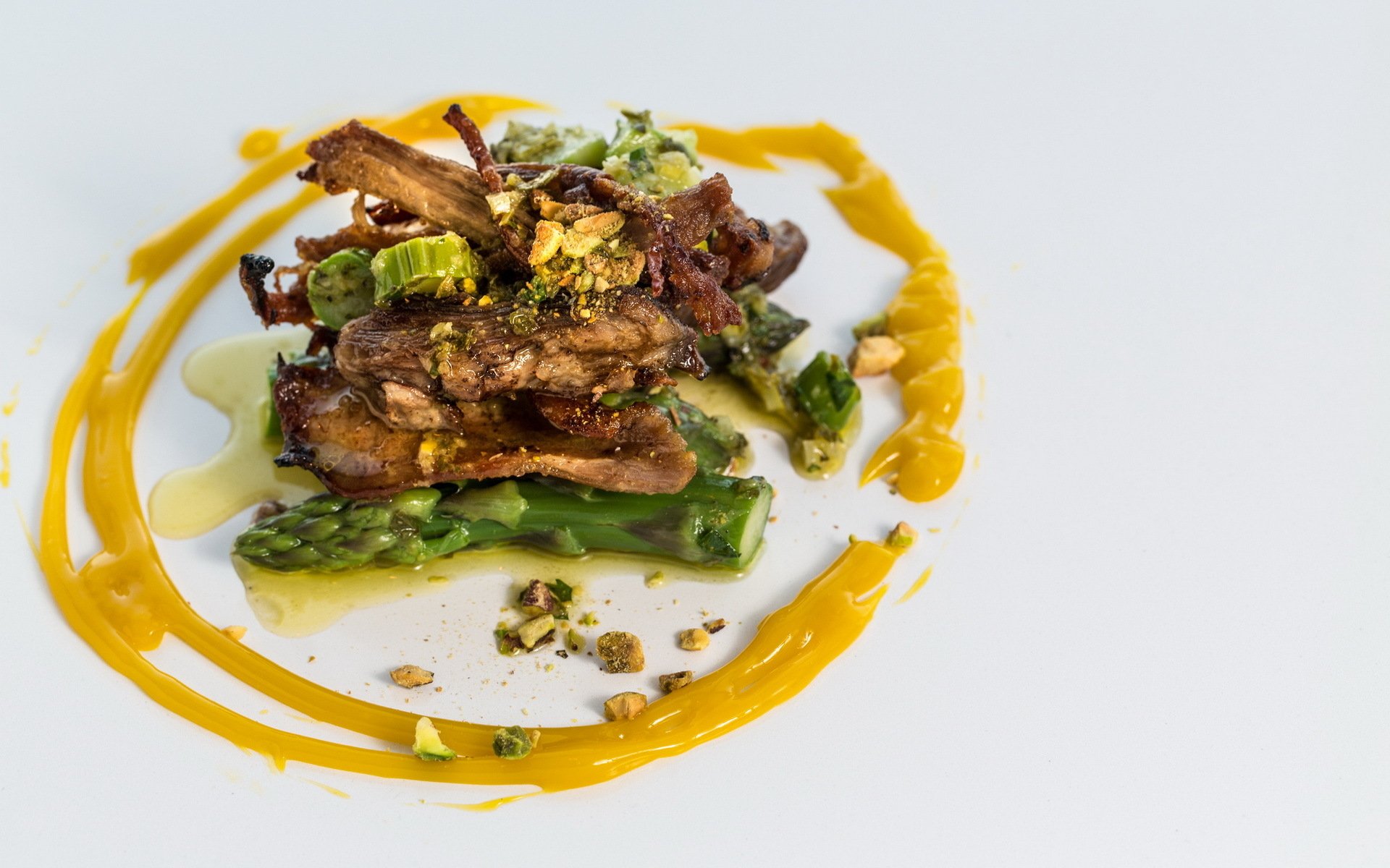 Gourmet Feast: Elegant Meal HD Wallpaper Delight | 1920x1200 ...