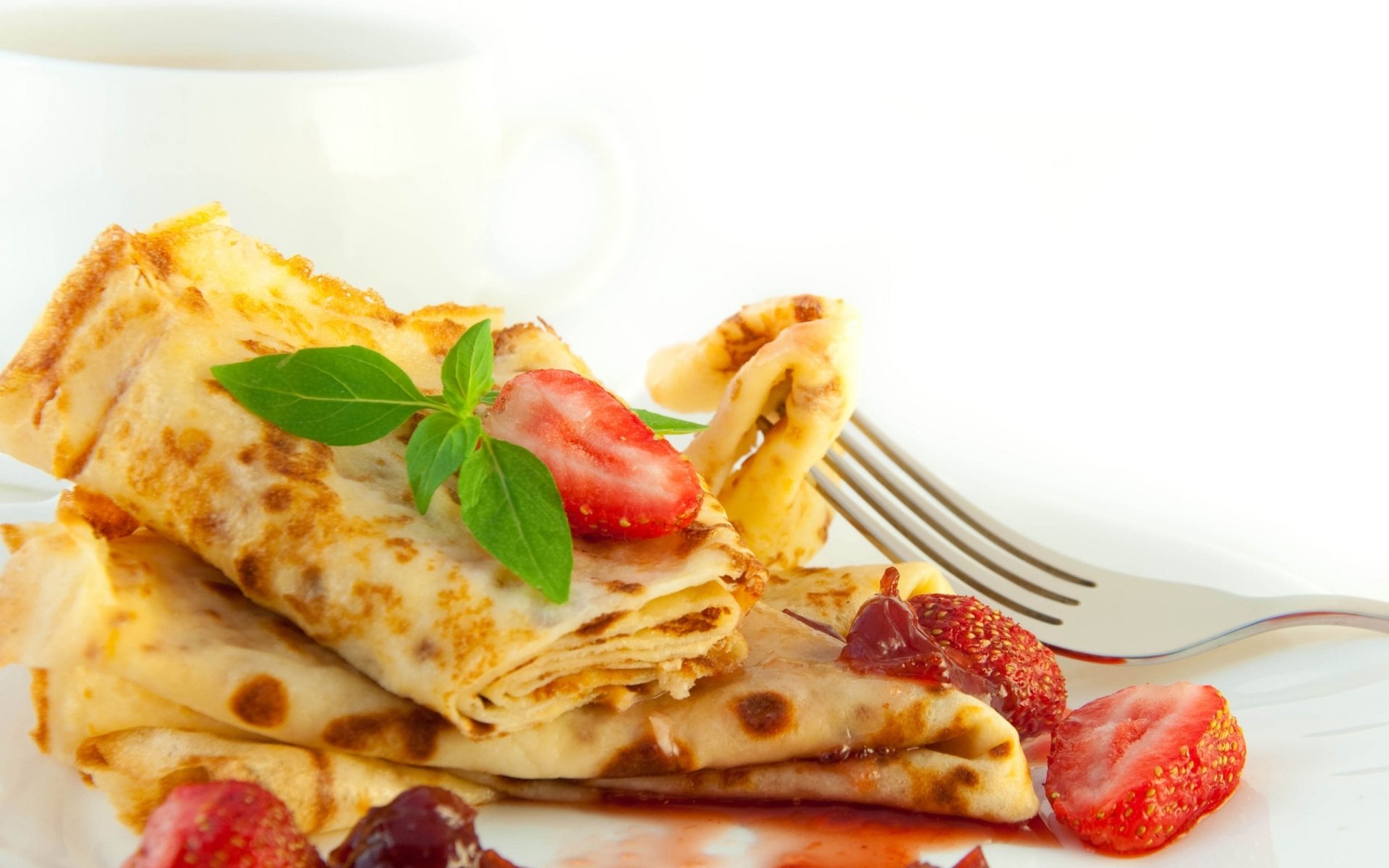 Delicious Pancake Delight HD Wallpaper – A Perfect Food Treat