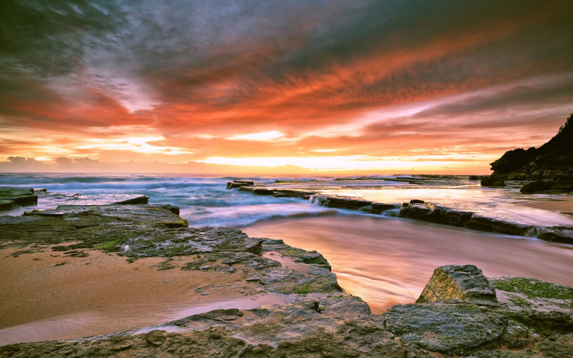 Sunset Serenity: Stunning HD Nature Wallpaper | 2560x1600 | Wallpaper Abyss