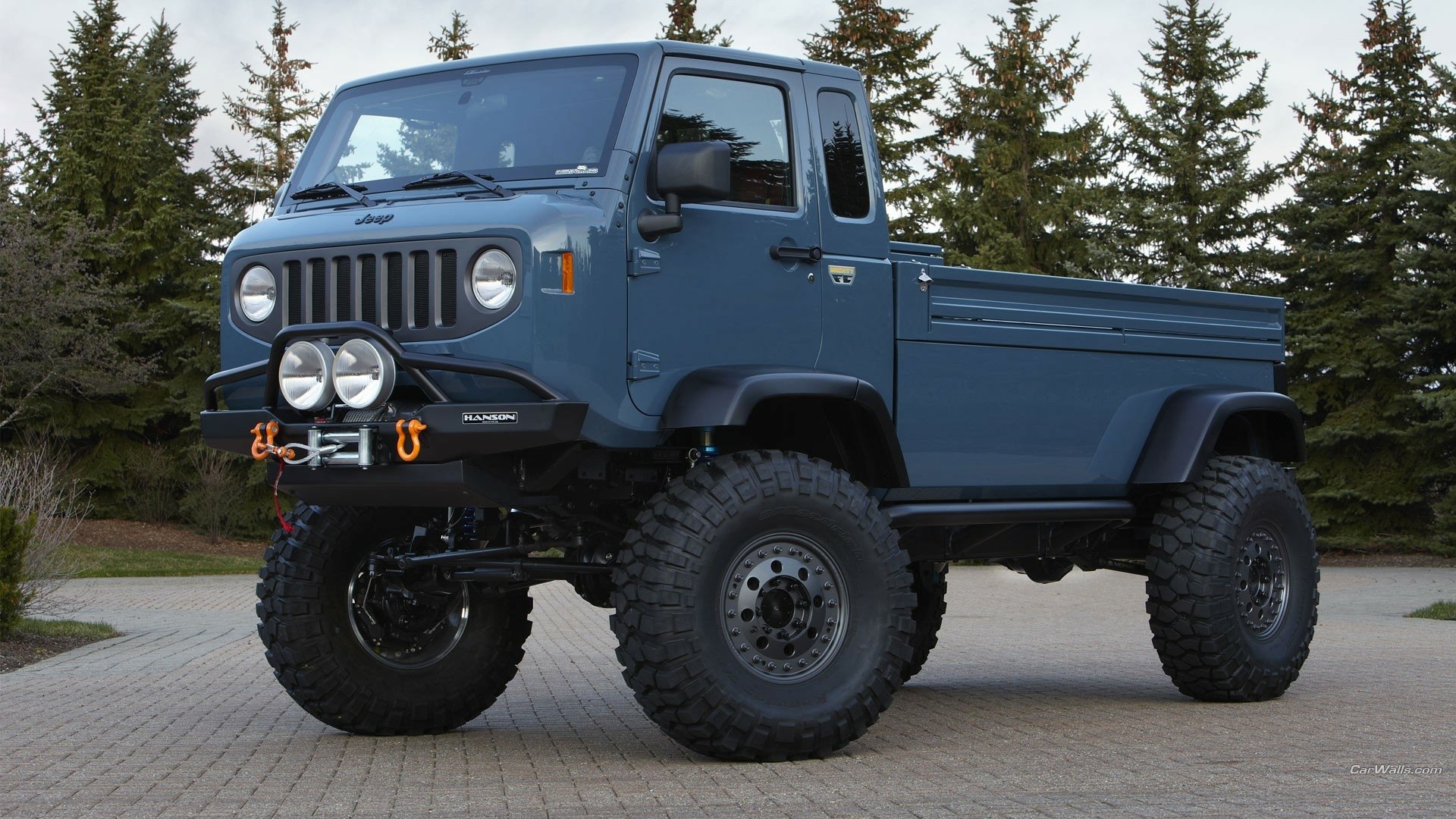 Rugged Jeep Truck HD Wallpaper – Ultimate Off-Road Machine | 1920x1080 ...