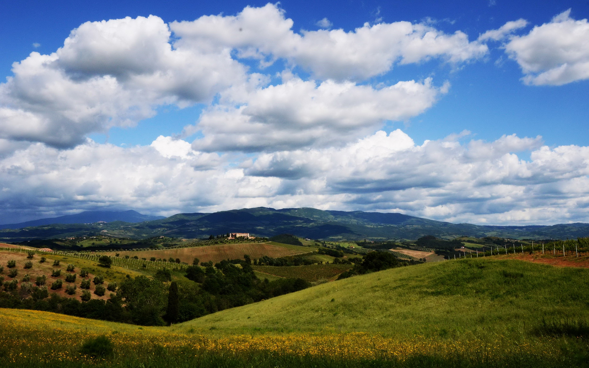 Breathtaking HD Nature Landscape: Serene Countryside Under Majestic Skies