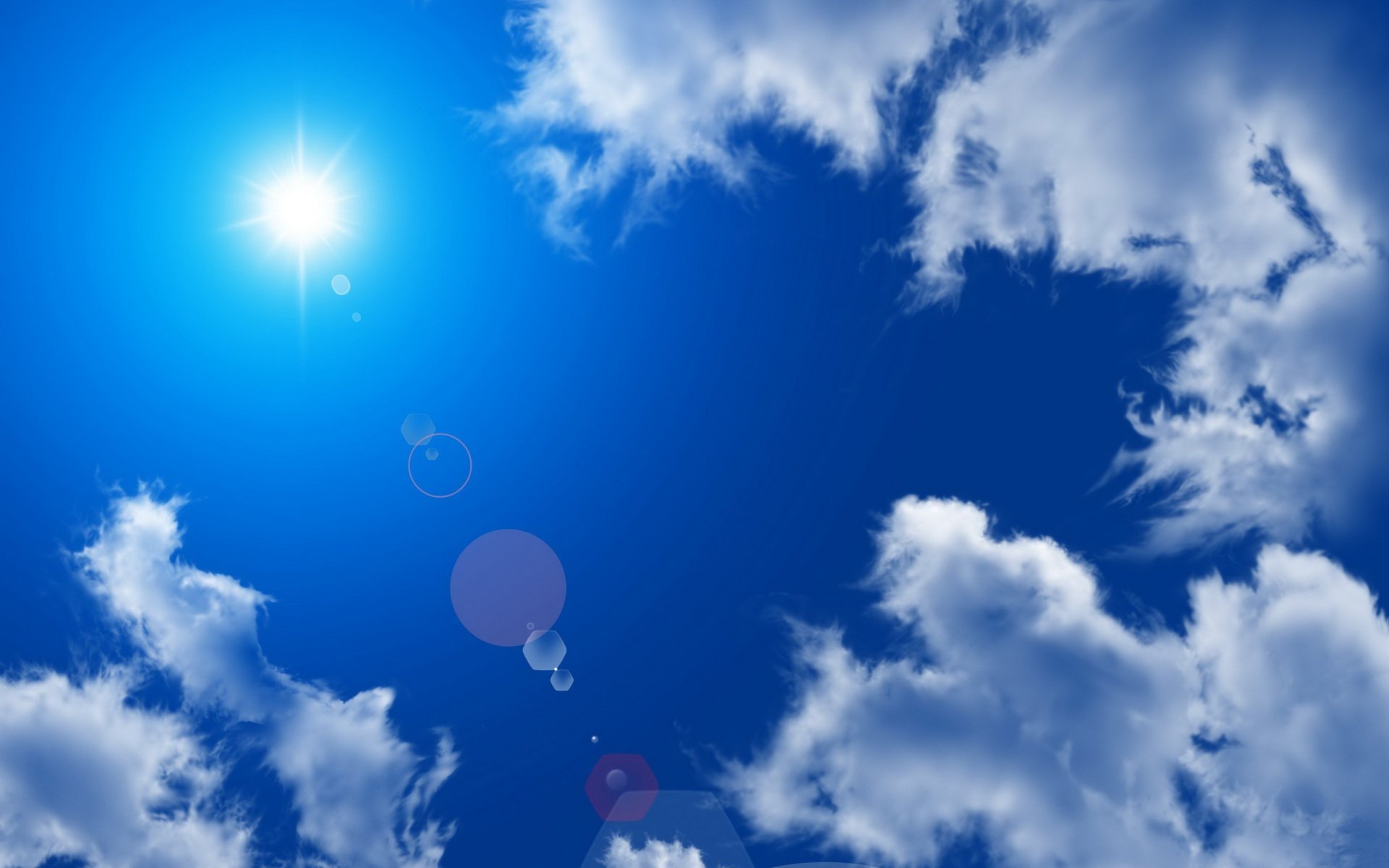 Radiant Sky: Stunning HD Nature Wallpaper