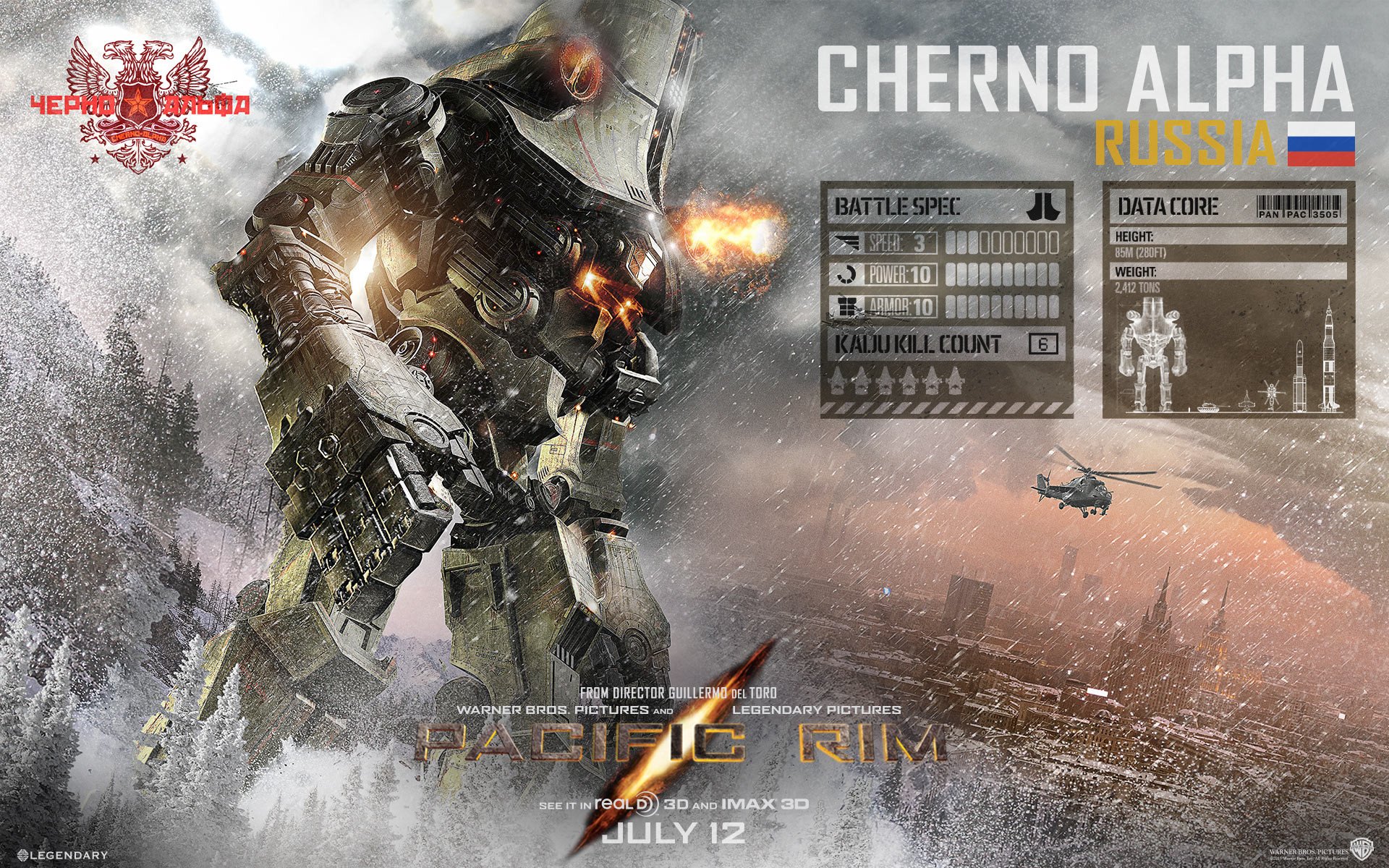 Pacific Rim: Cherno Alpha Titan HD Wallpaper