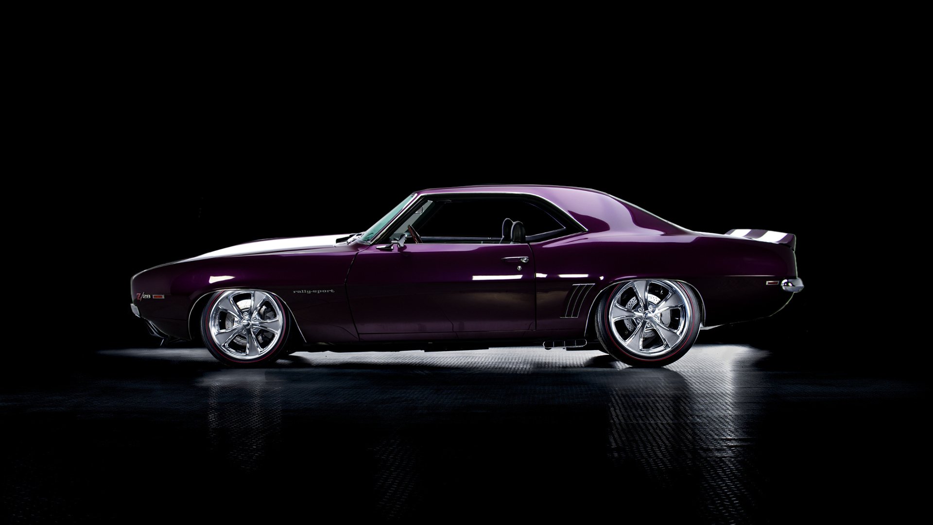 Sleek Chevrolet Muscle Car HD Wallpaper