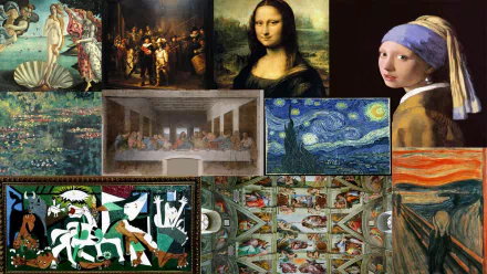 mona lisa laptophack Desktop Wallpapers, Phone Wallpaper, PFP, Gifs ...