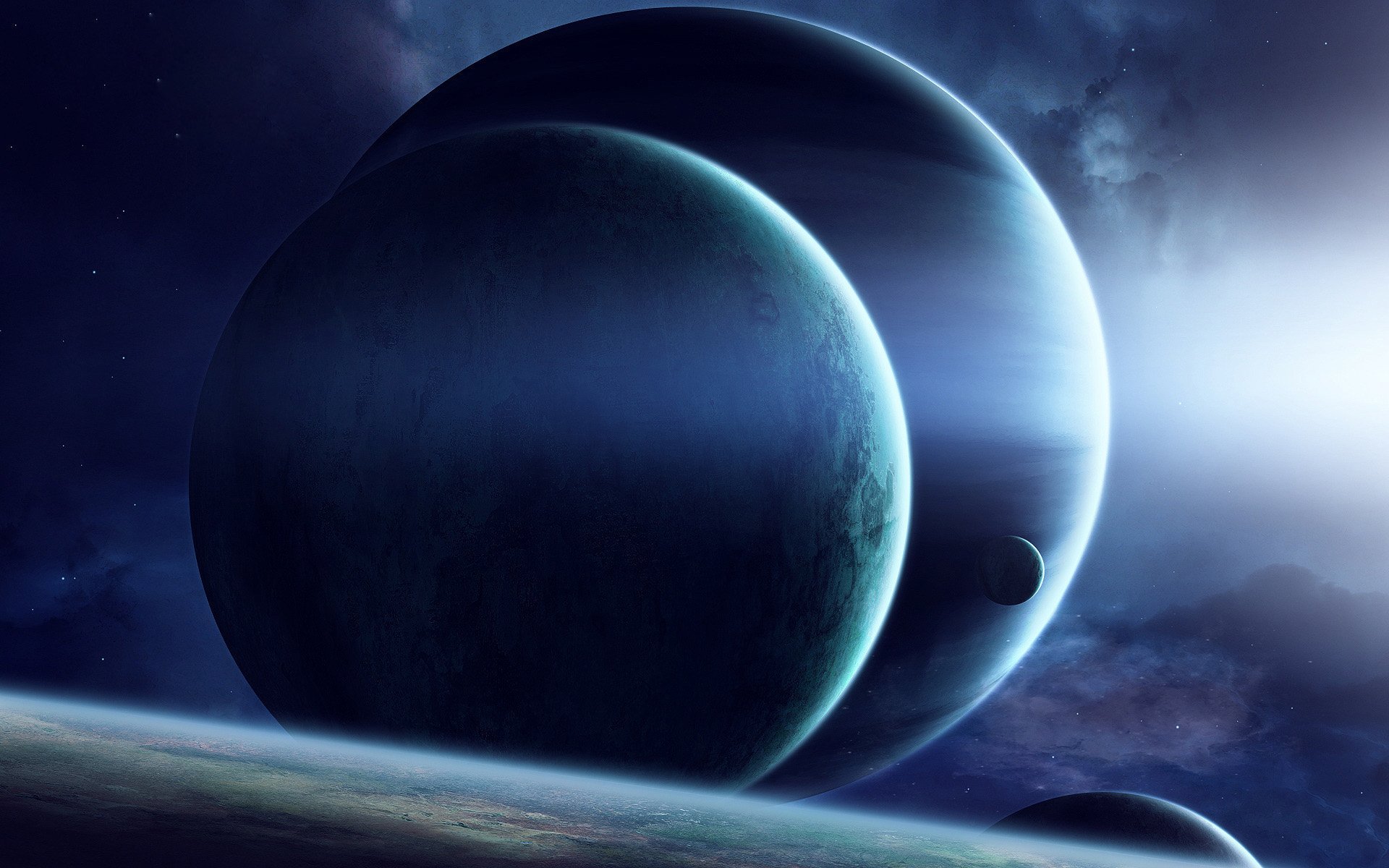 Download Sci Fi Planet HD Wallpaper