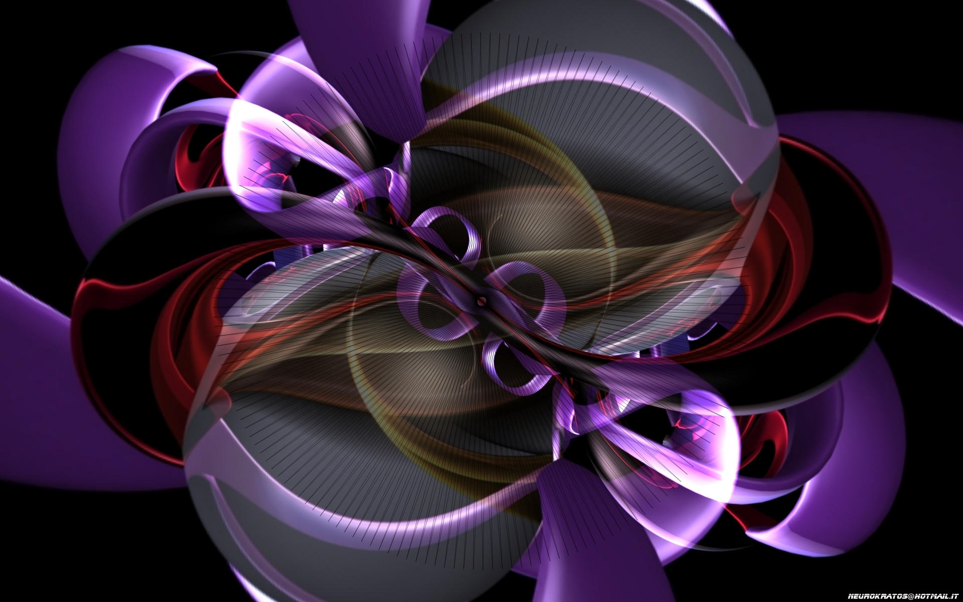 Purple Dreams: An Abstract HD Wallpaper