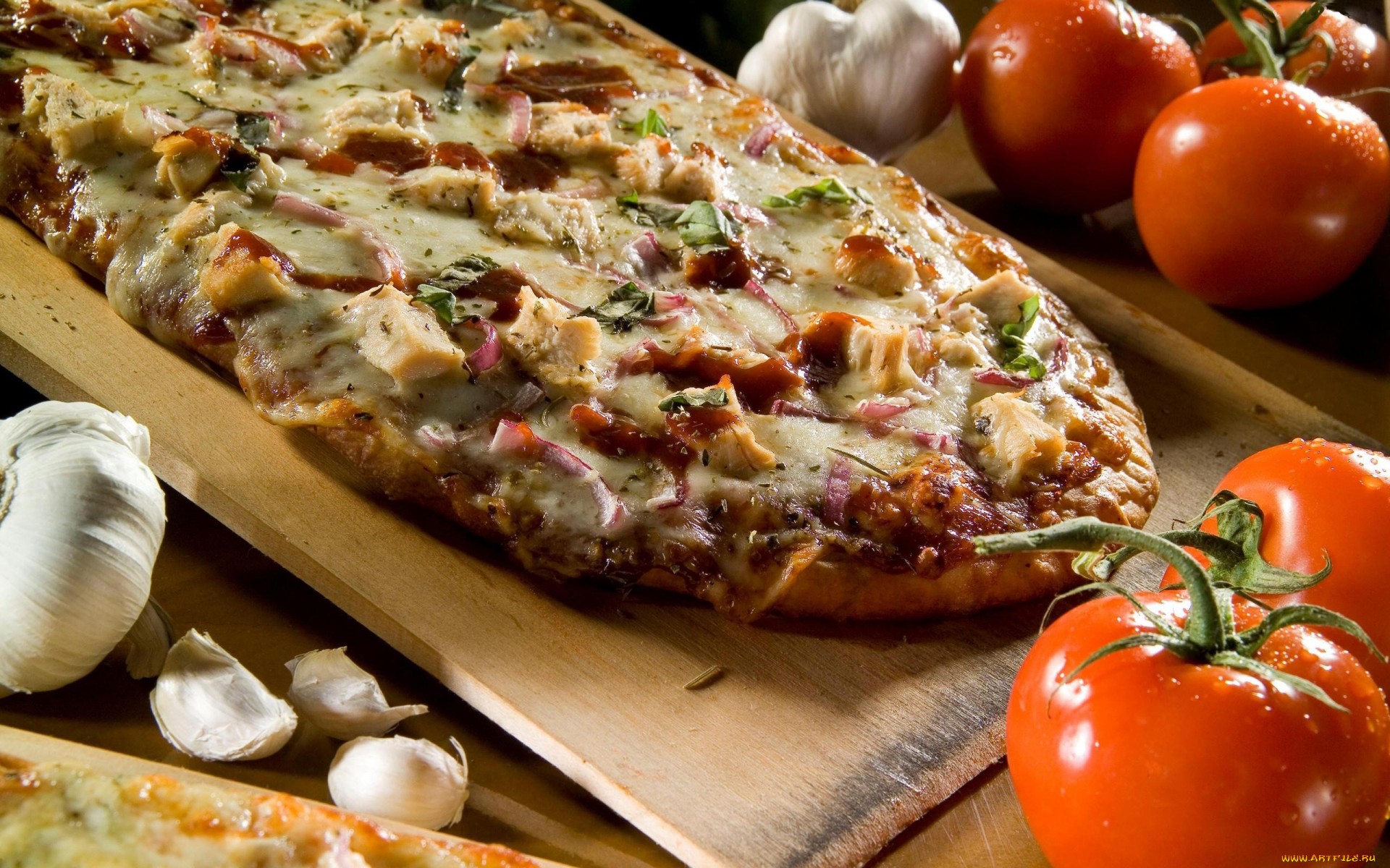 Download Food Pizza HD Wallpaper
