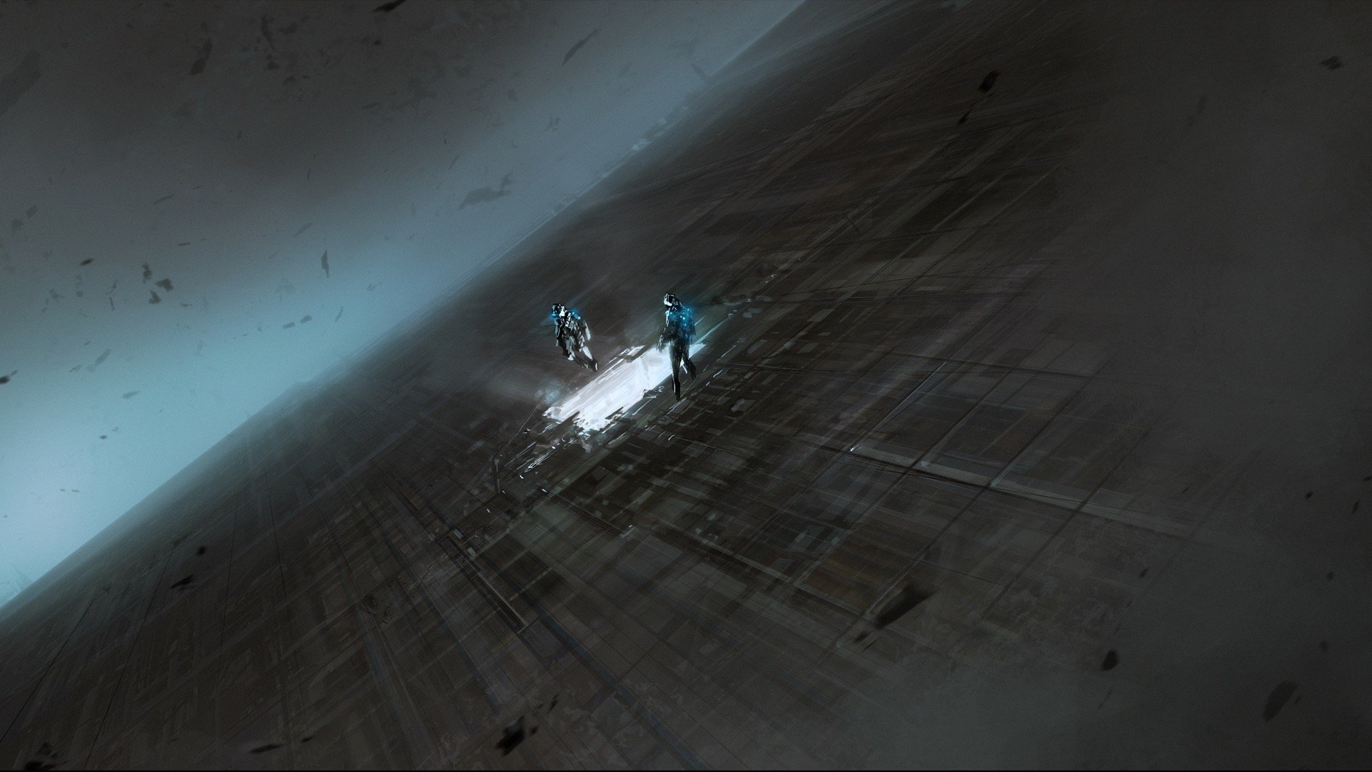 Sci-Fi Structure Abyss HD Wallpaper by Chris Cold