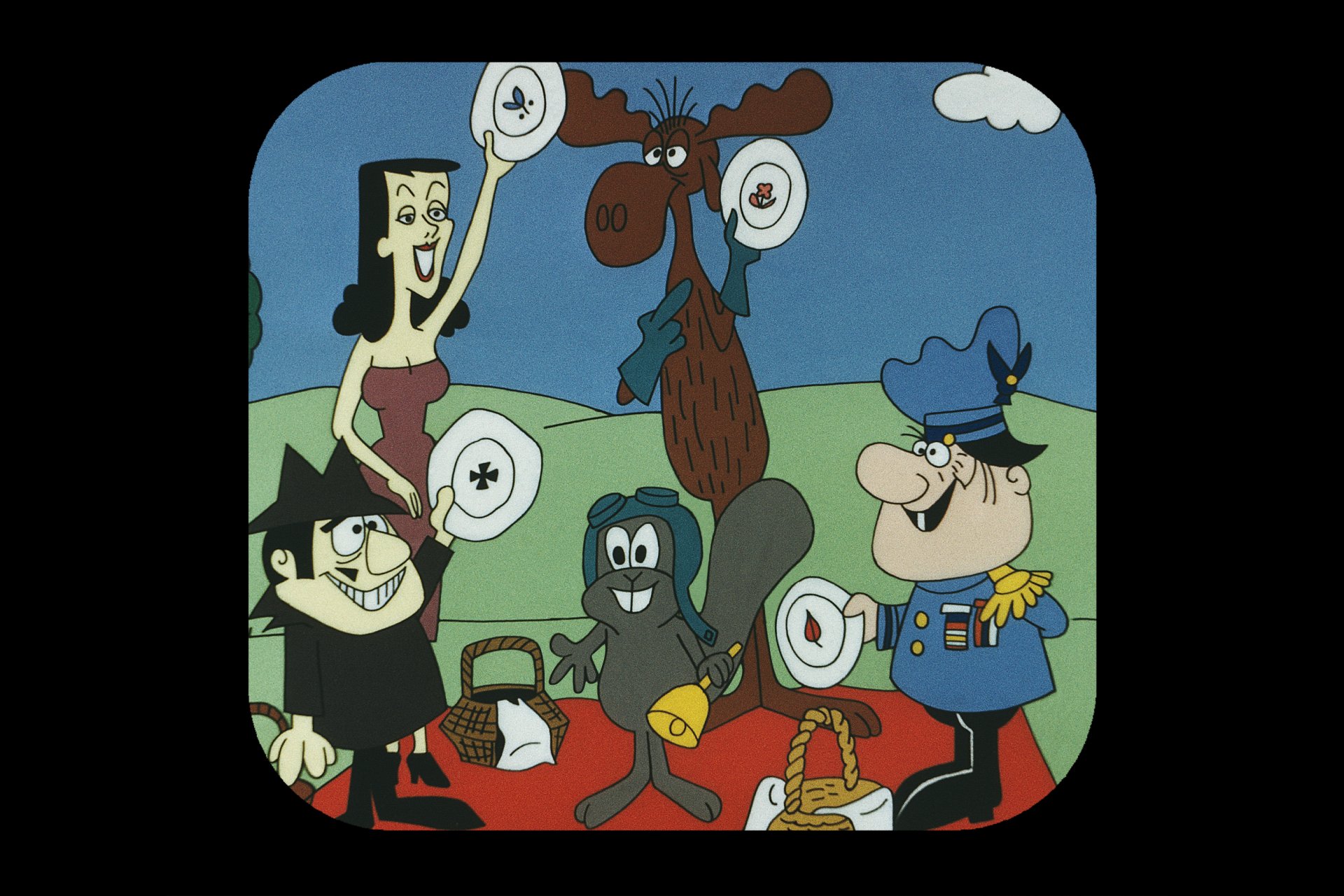 Rocky and Bullwinkle HD Wallpaper – Classic TV Show Adventure