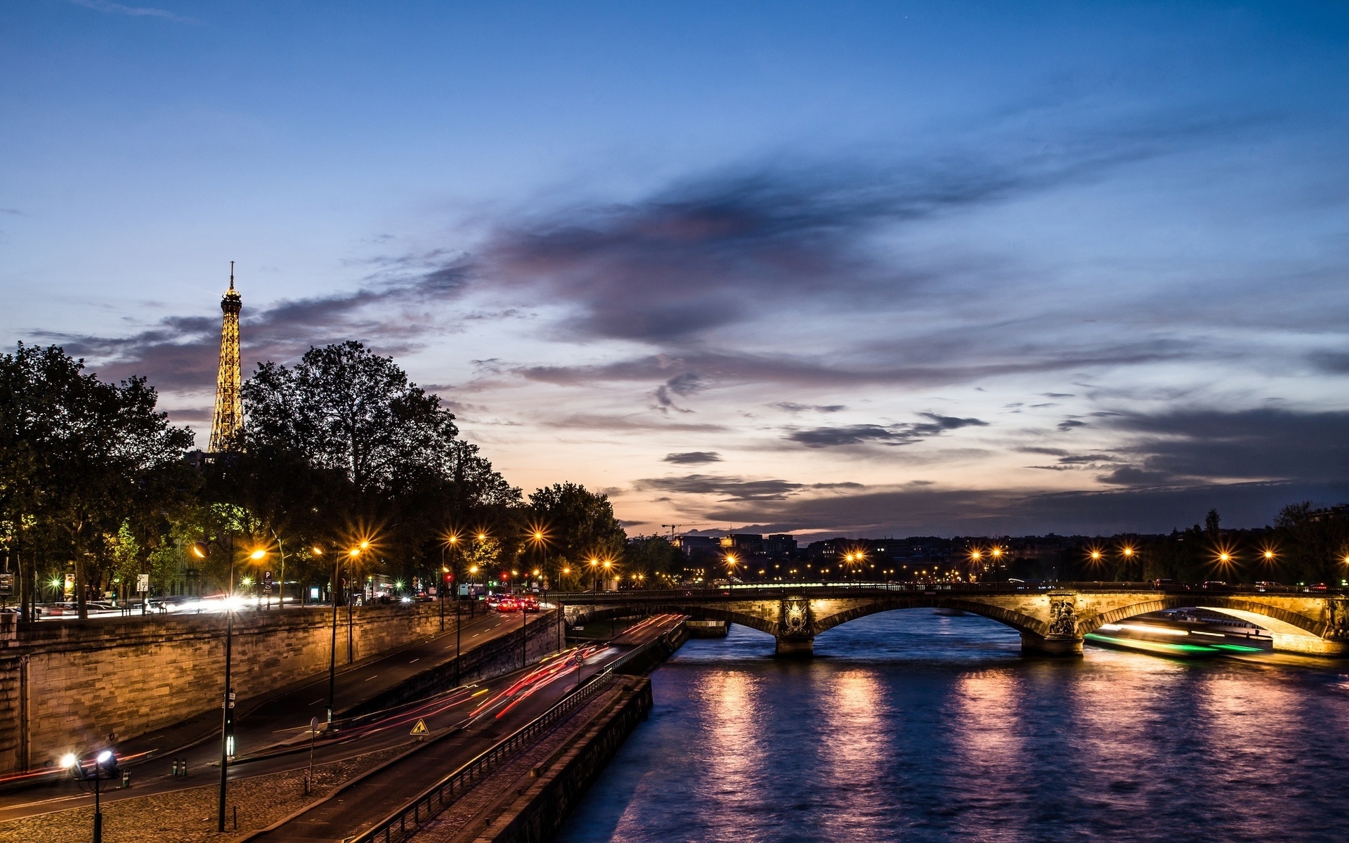 Download France Paris Man Made Bridge HD Wallpaper