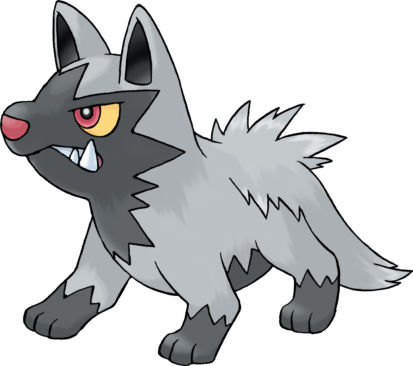 Poochyena HD Wallpaper — Pokémon Video Game Art | 1357x1201 | Wallpaper ...