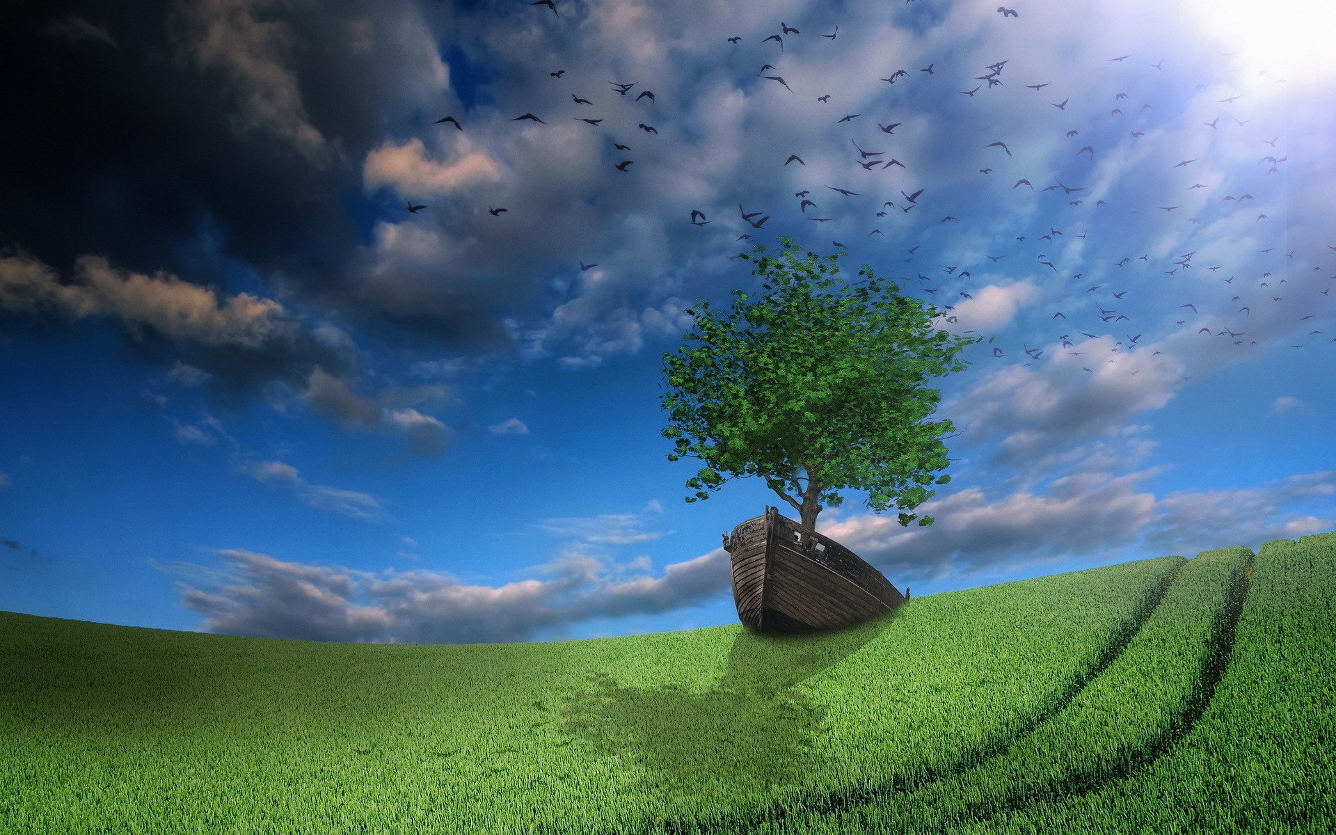 Download Artistic Tree HD Wallpaper