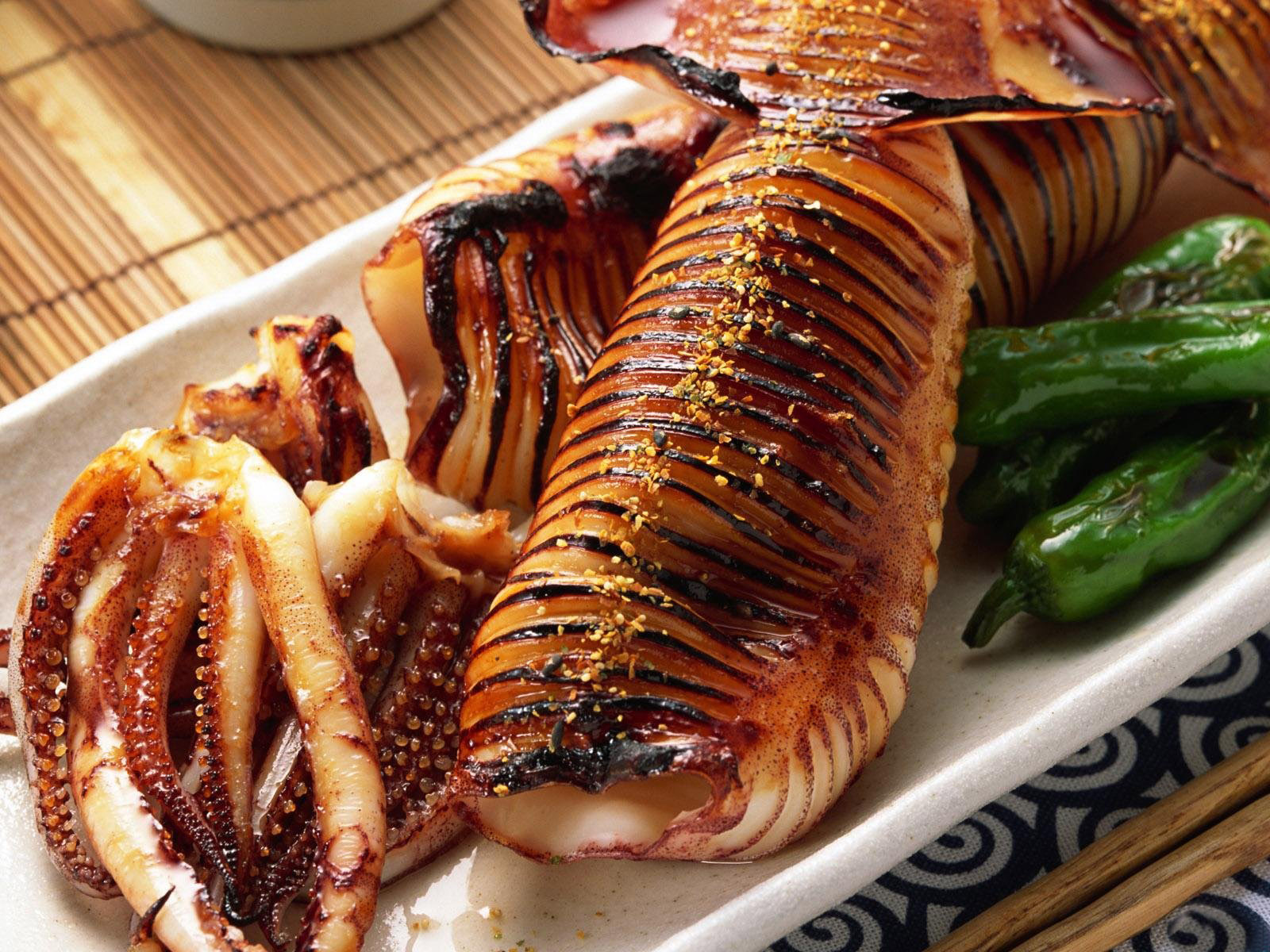 Download Food Seafood HD Wallpaper