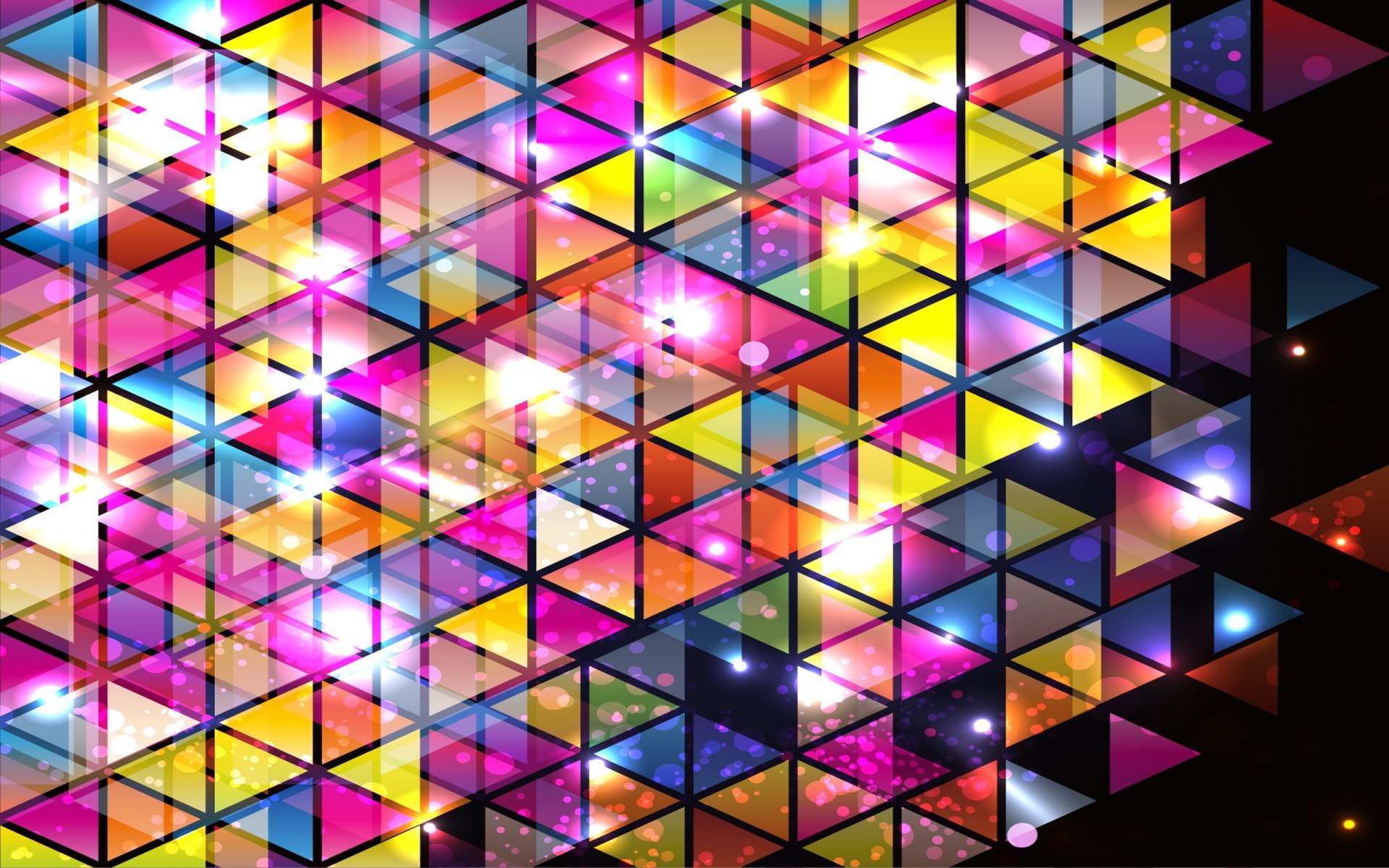 Download Shapes Pattern Abstract Vector HD Wallpaper