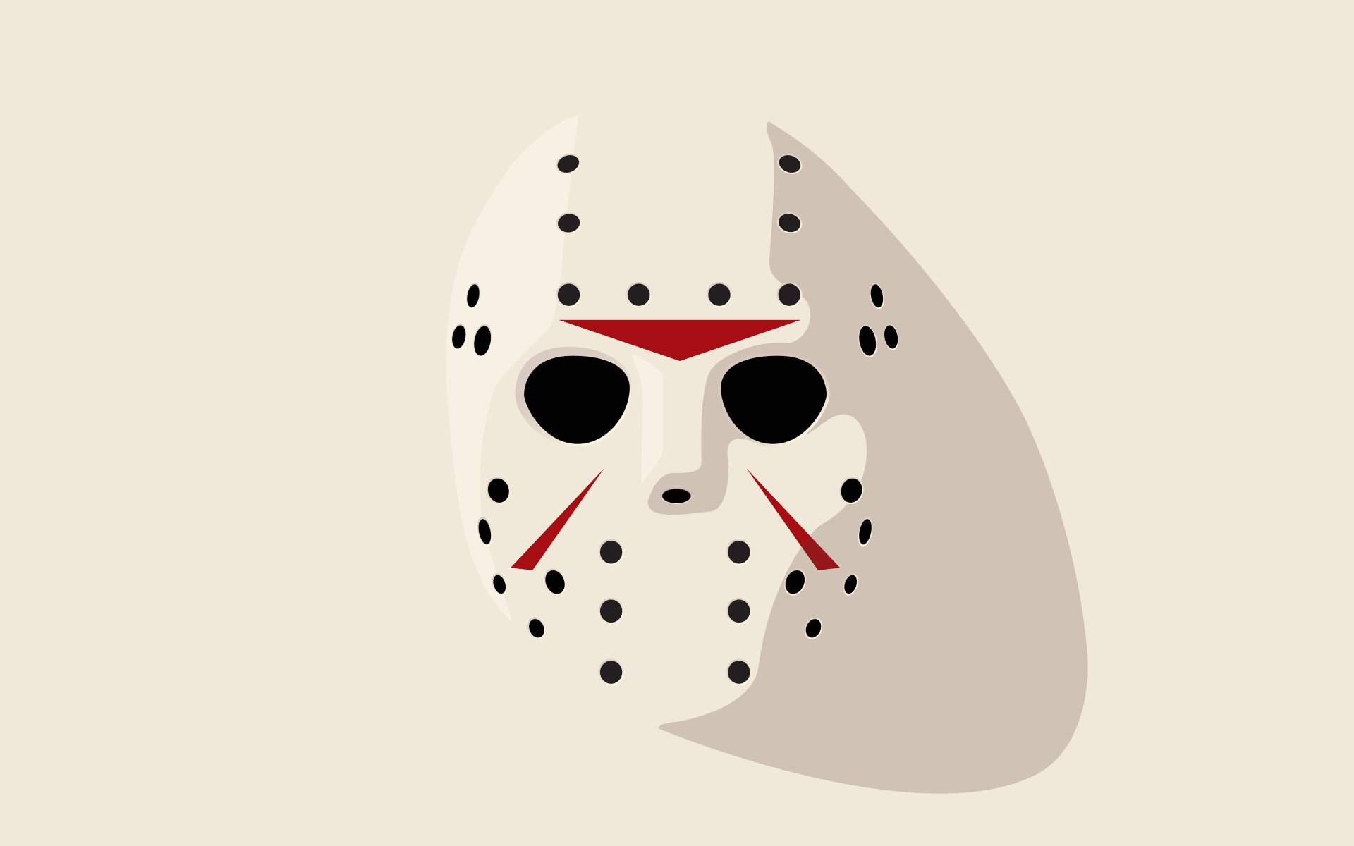 Friday the 13th 1980: Iconic Jason Mask 4K Ultra HD Wallpaper