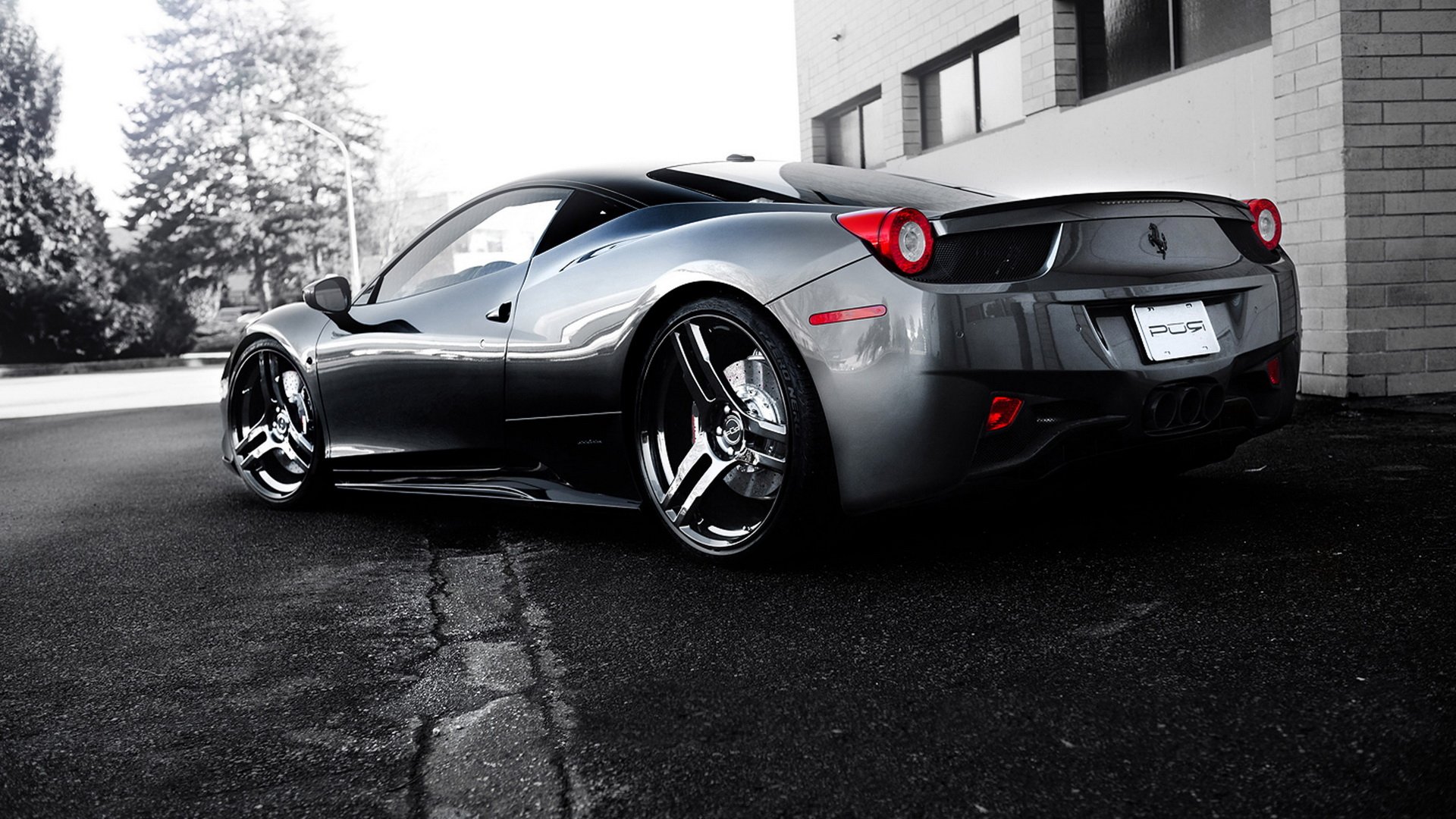 Stunning Ferrari HD Wallpaper: Sleek Power on Display