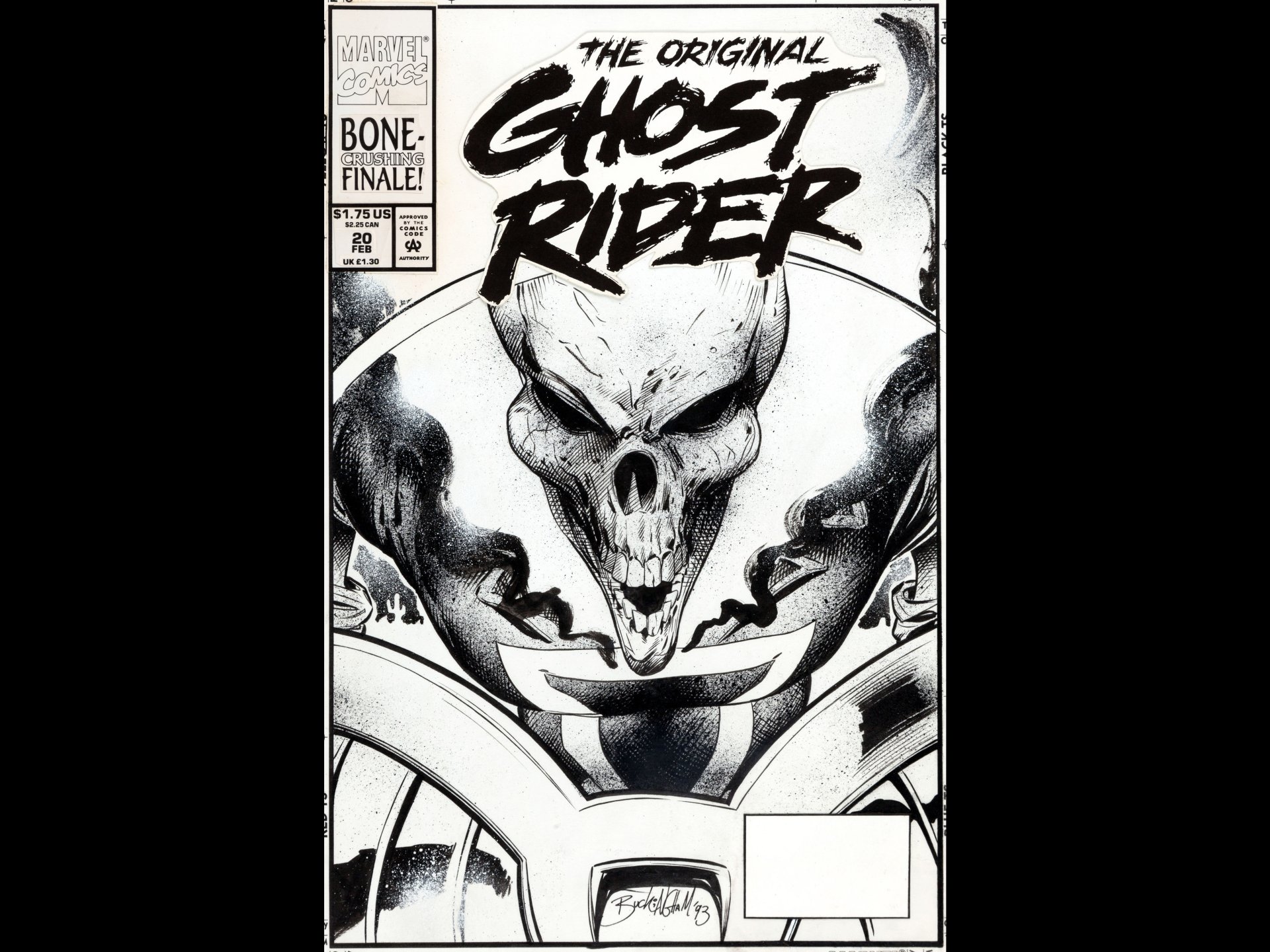 Ghost Rider: Epic 4K Ultra HD Comic Wallpaper